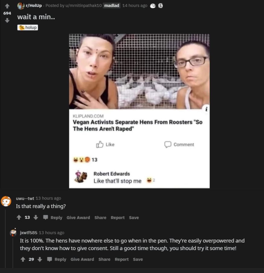 cursed chickens | Scrolller