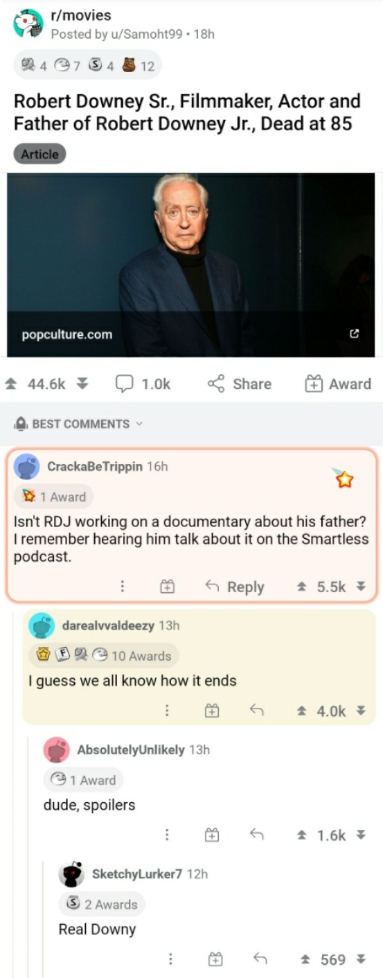 Cursed Downey | Scrolller