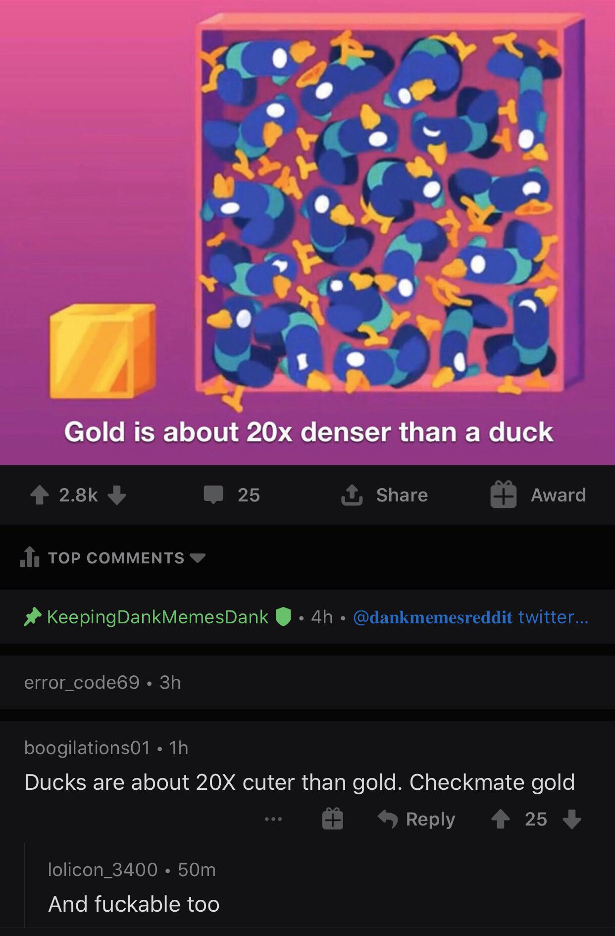 Cursed_Duck (c. u/505DinoBoy) | Scrolller