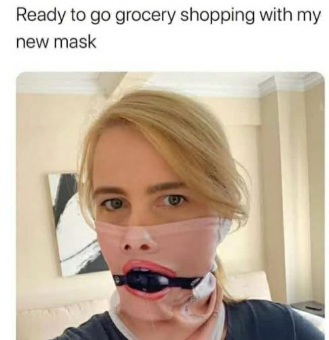 cursed facemask | Scrolller