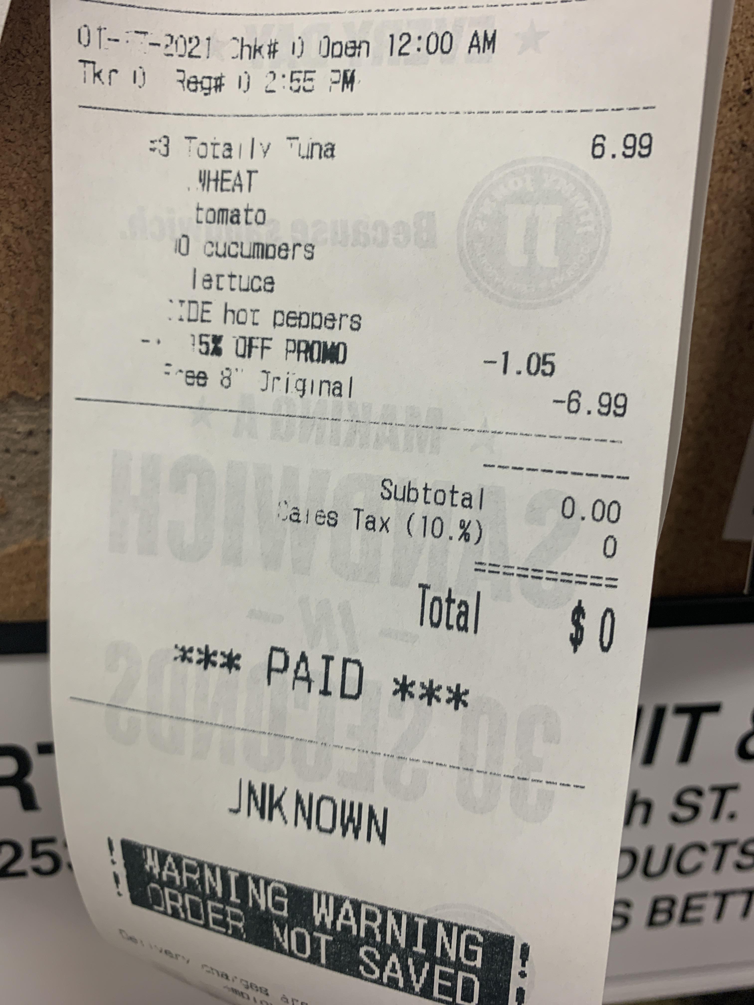 Cursed Receipt | Scrolller