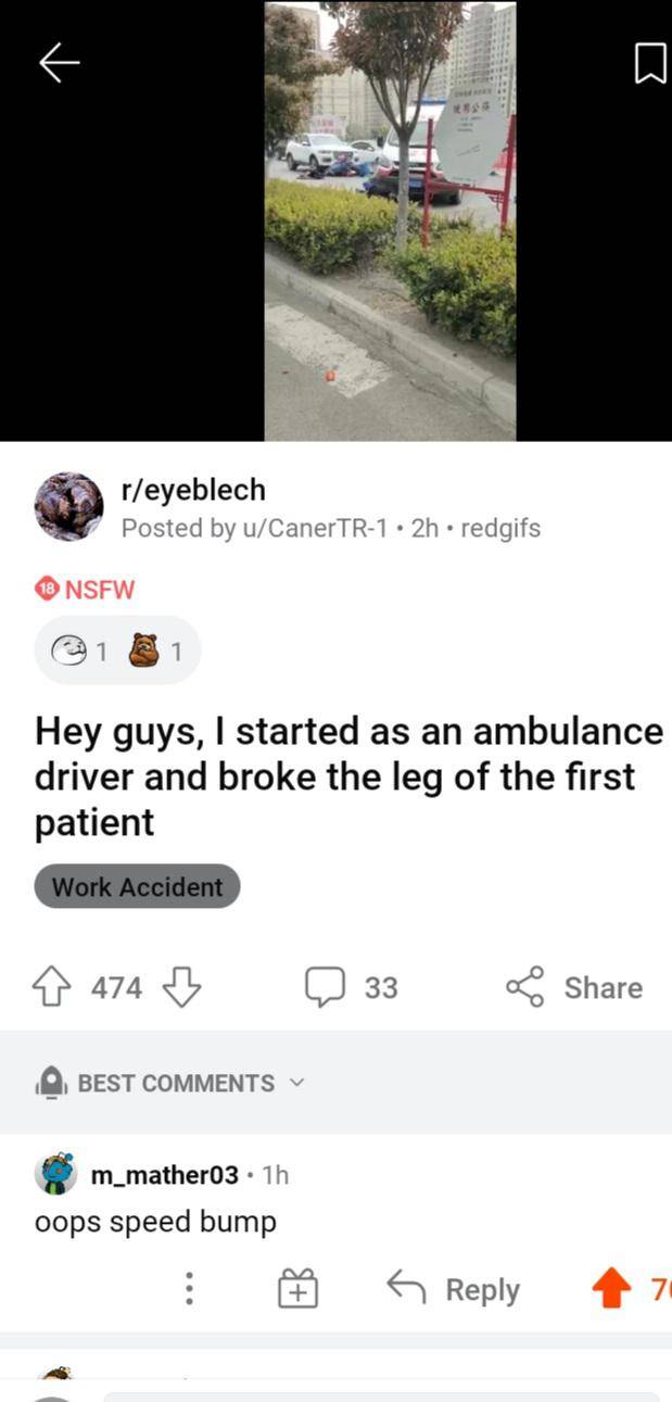 Cursed_Speed Bump | Scrolller