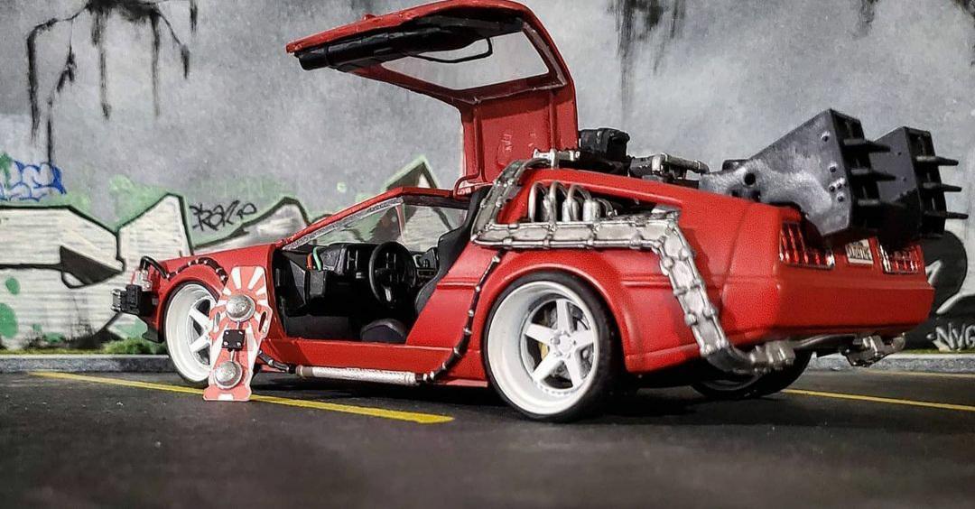 Custom DeLorean (snap kit) | Scrolller