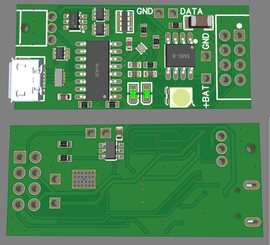 Custom design for a customer. Turned prototype into a finished pcb. CH340C for USB/TTL with auto ...