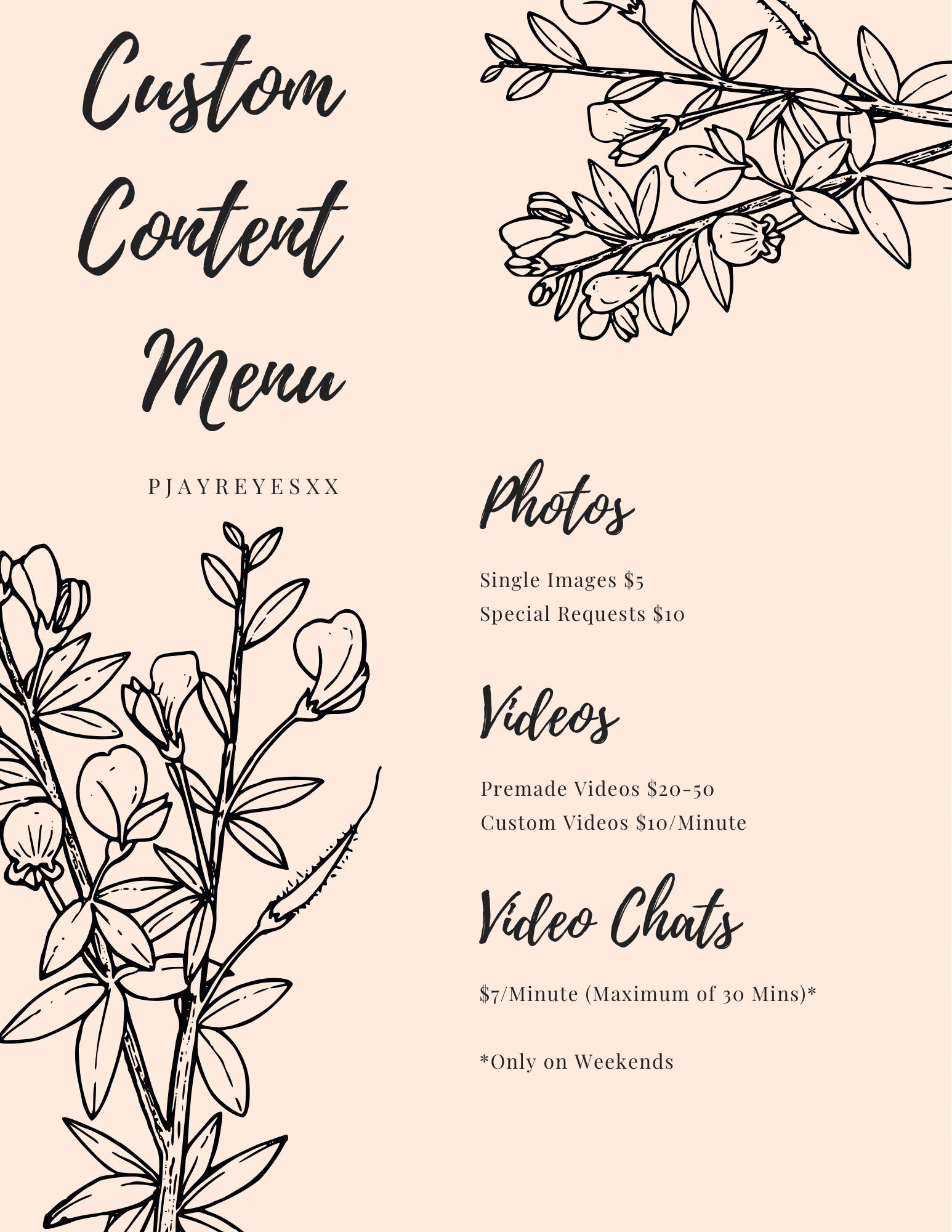 Customs Menu | Scrolller