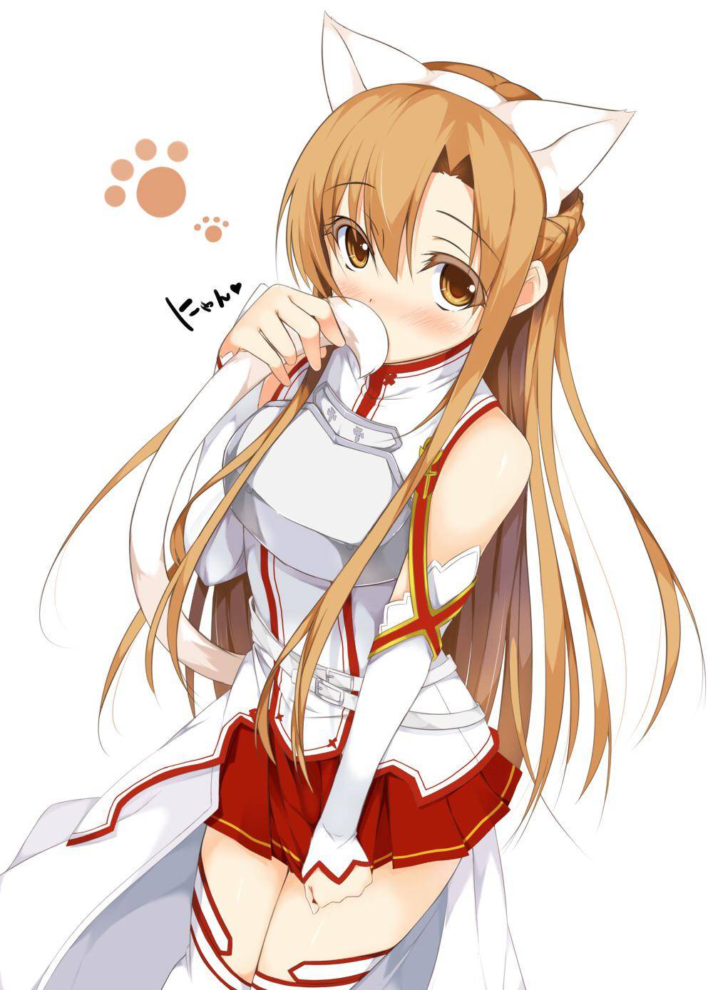 Cute cat girl Asuna | Scrolller