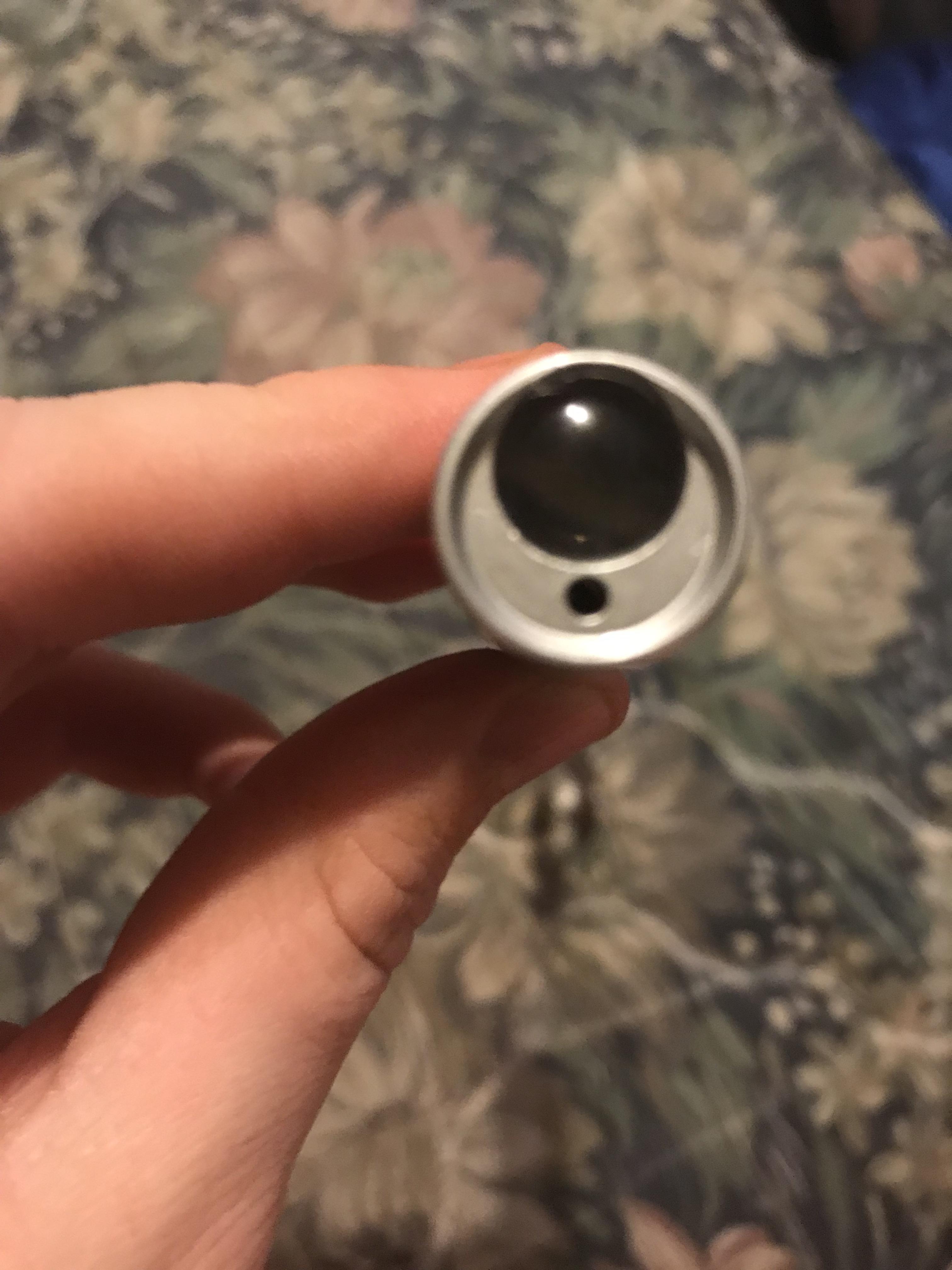 Cute cyclops in my laser pointer/flashlight | Scrolller