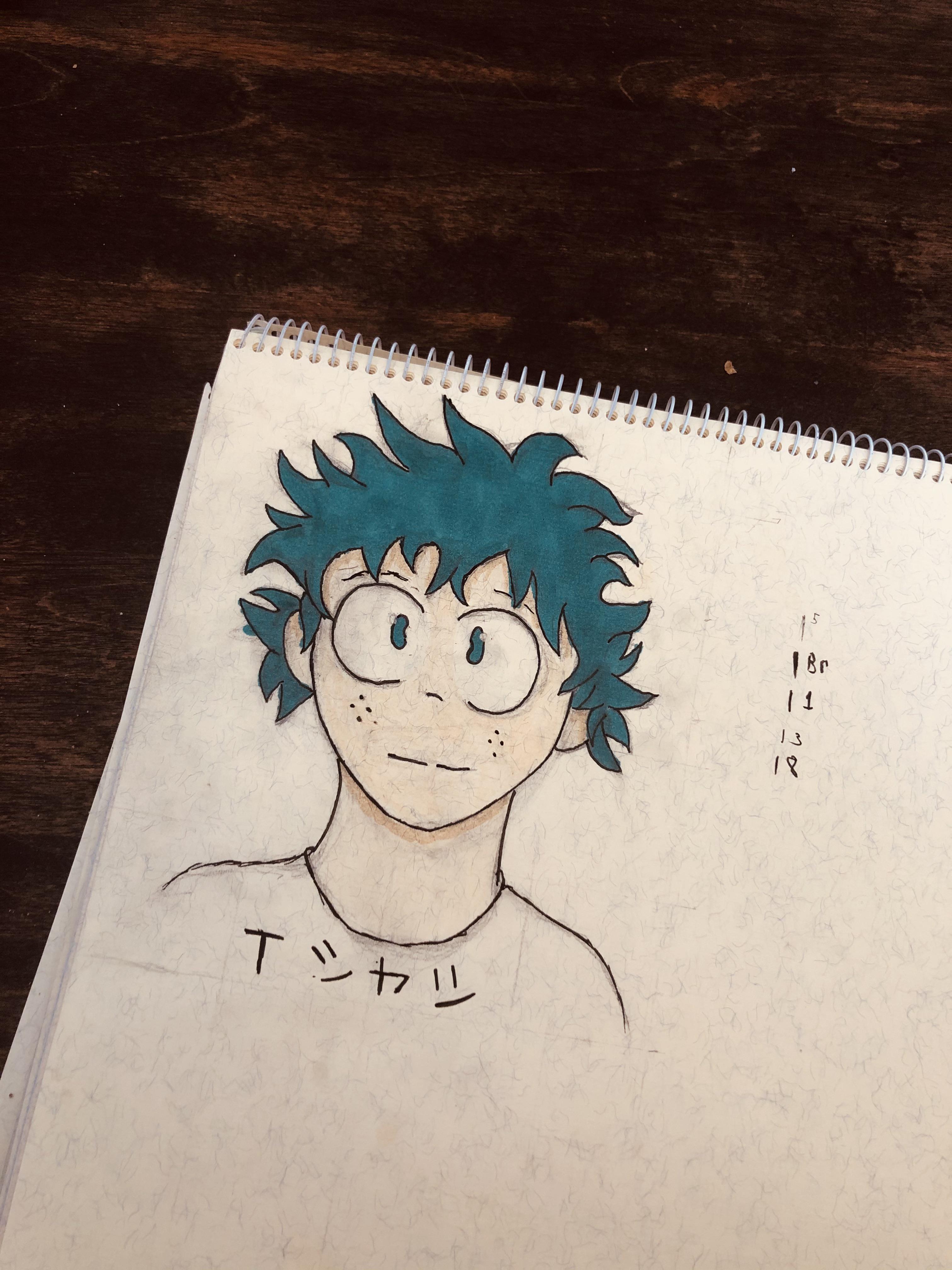 Cute Little Deku doodle while I resist drawing Dabi for the millionth time | Scrolller