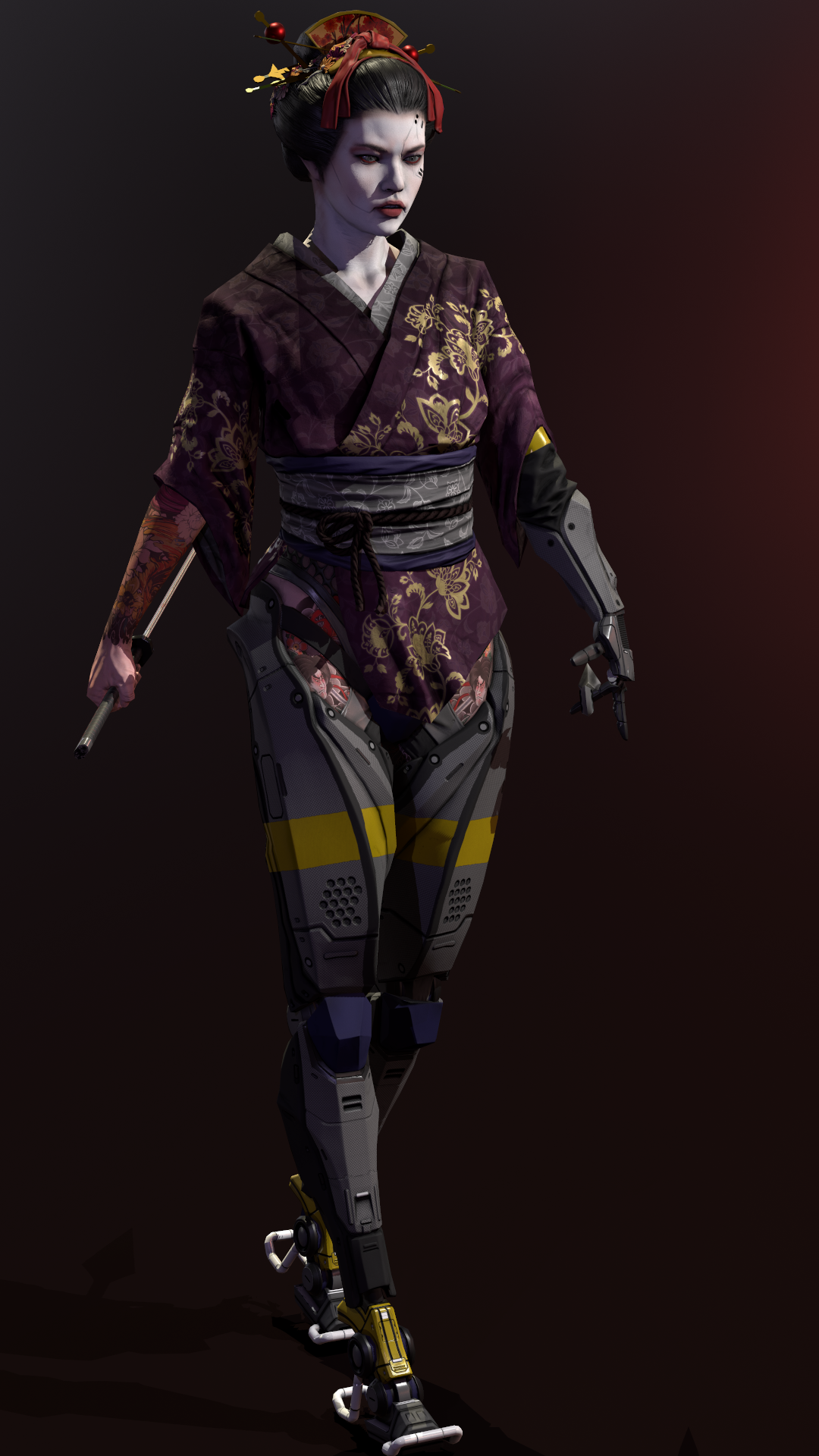 Cyber Geisha by me | Scrolller