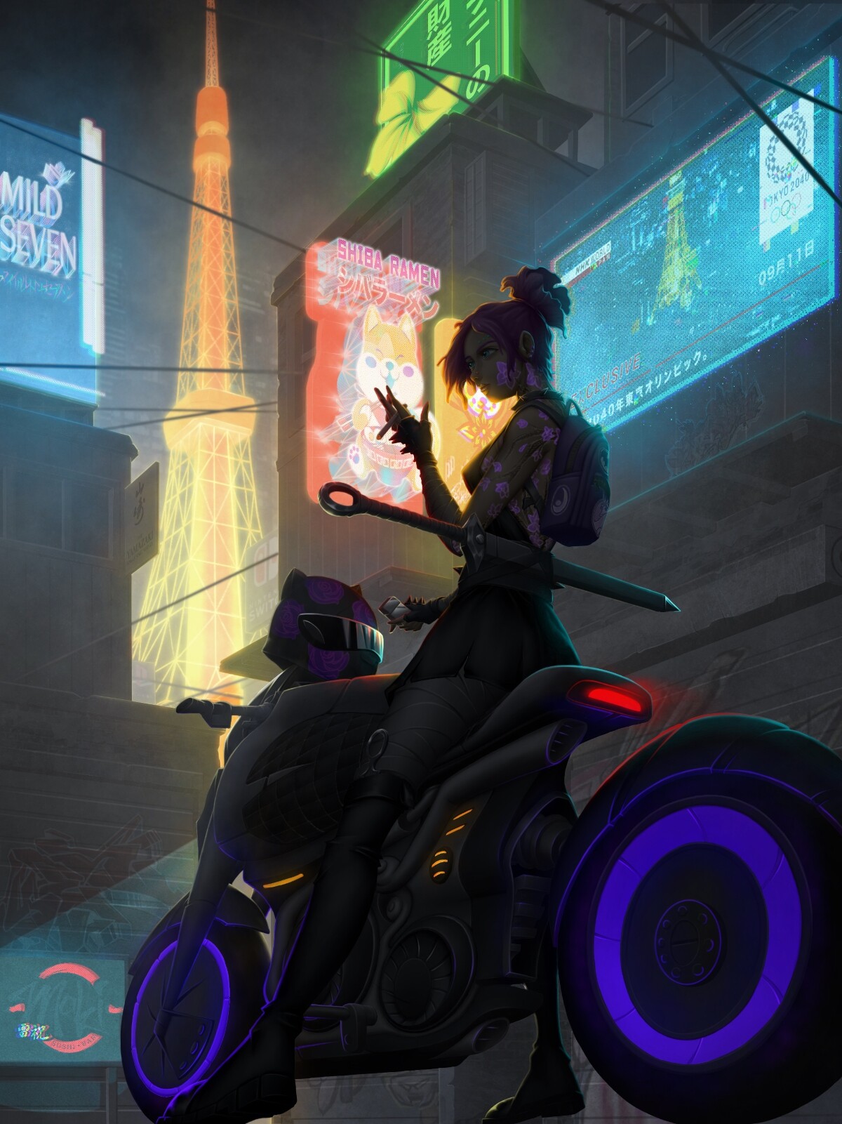 Cyber Punk Goddess by JubeiSpiegel | Scrolller