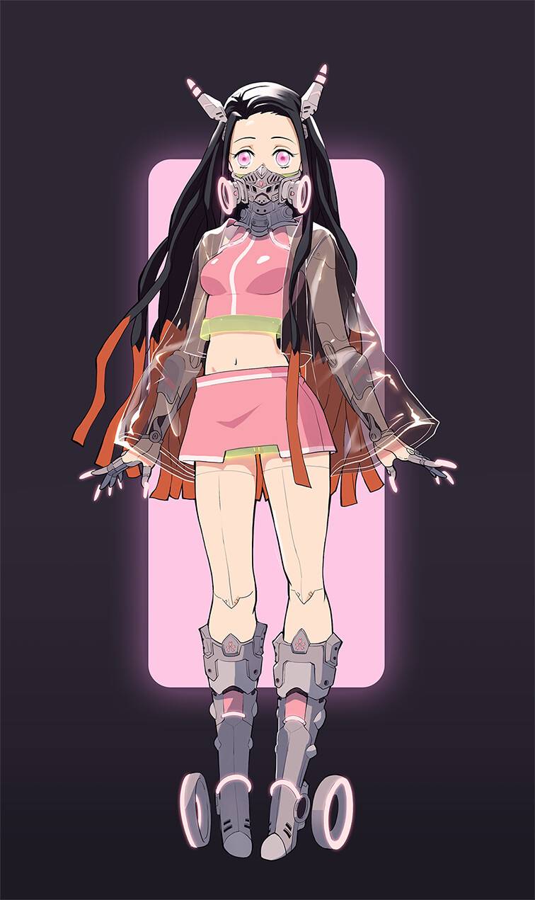 Cyberpunk Nezuko (Lulu Yang) | Scrolller