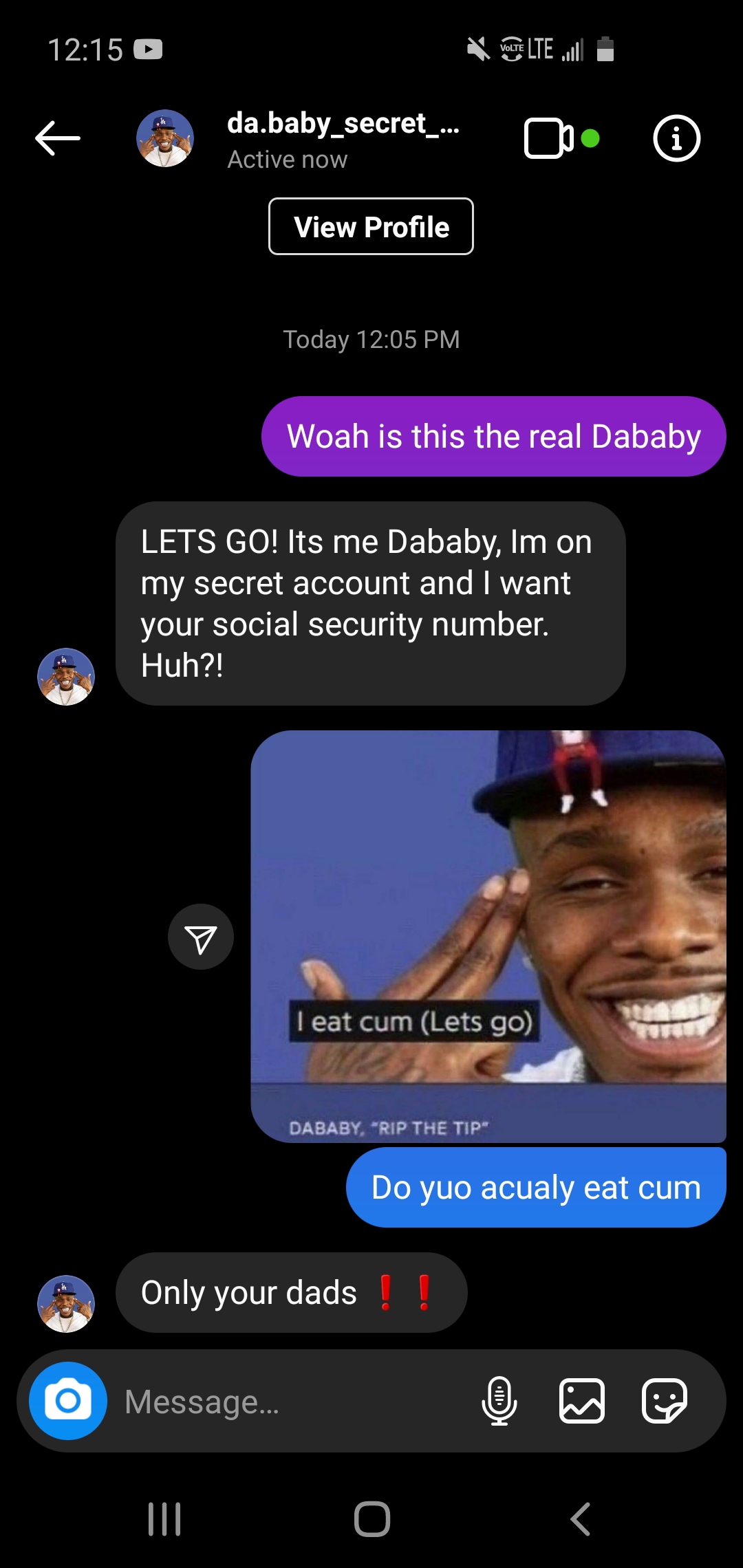 Dababy is real😳😳😳 | Scrolller