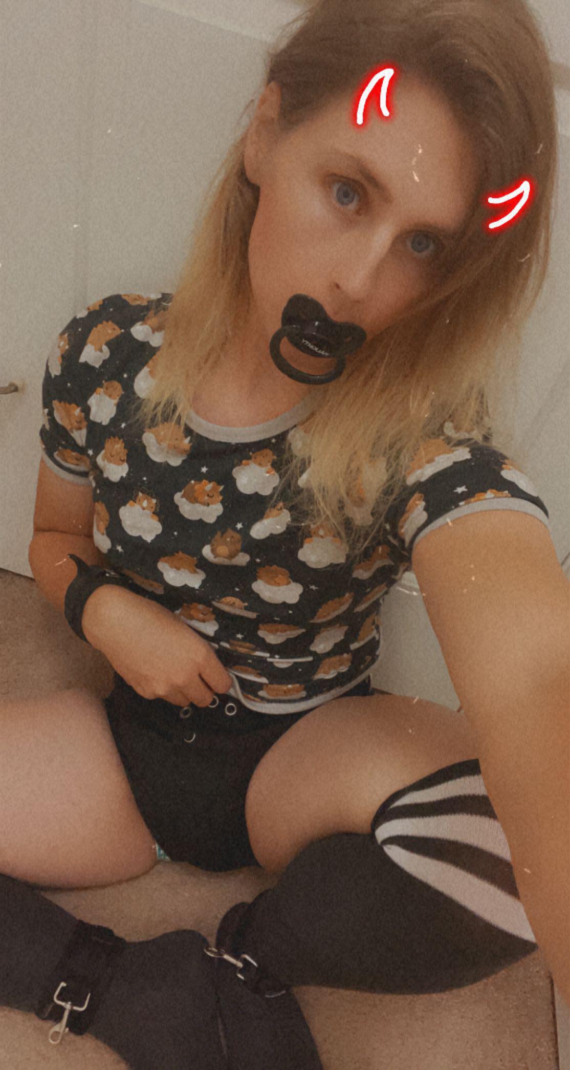 Daddy said I was a bad girl so he locked me up and put me in timeout. I’m never a bad girl ...