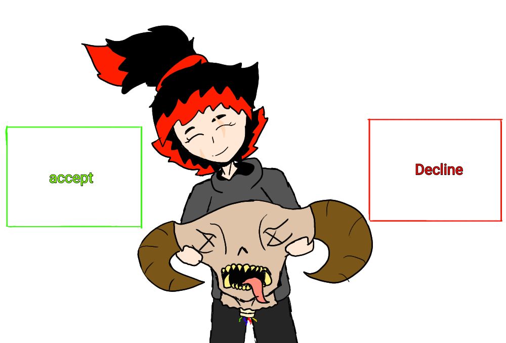 Daemon gives you a Tyrant head for being her friend, do you accept or decline? | Scrolller