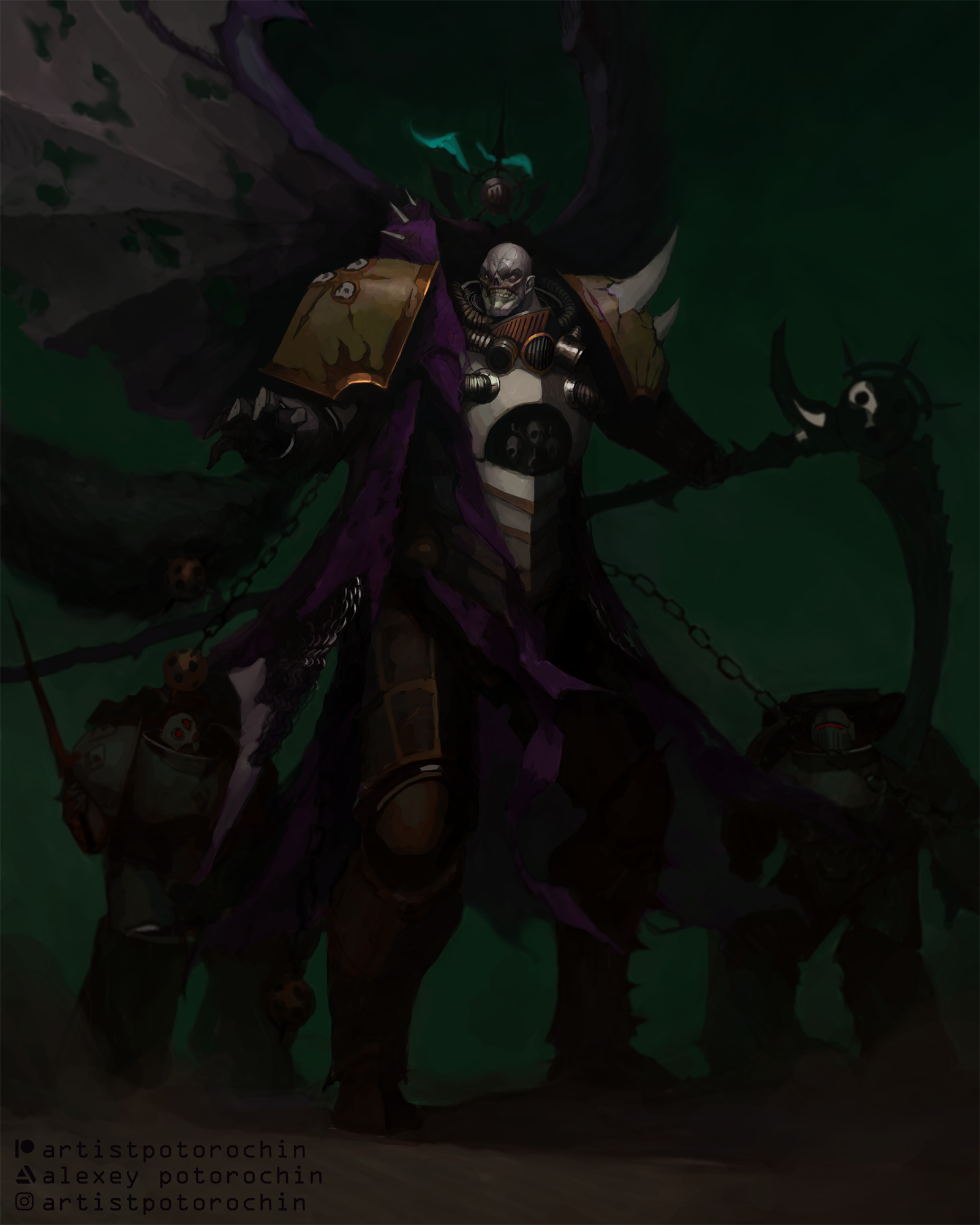 Daemon Prince Mortarion by me | Scrolller