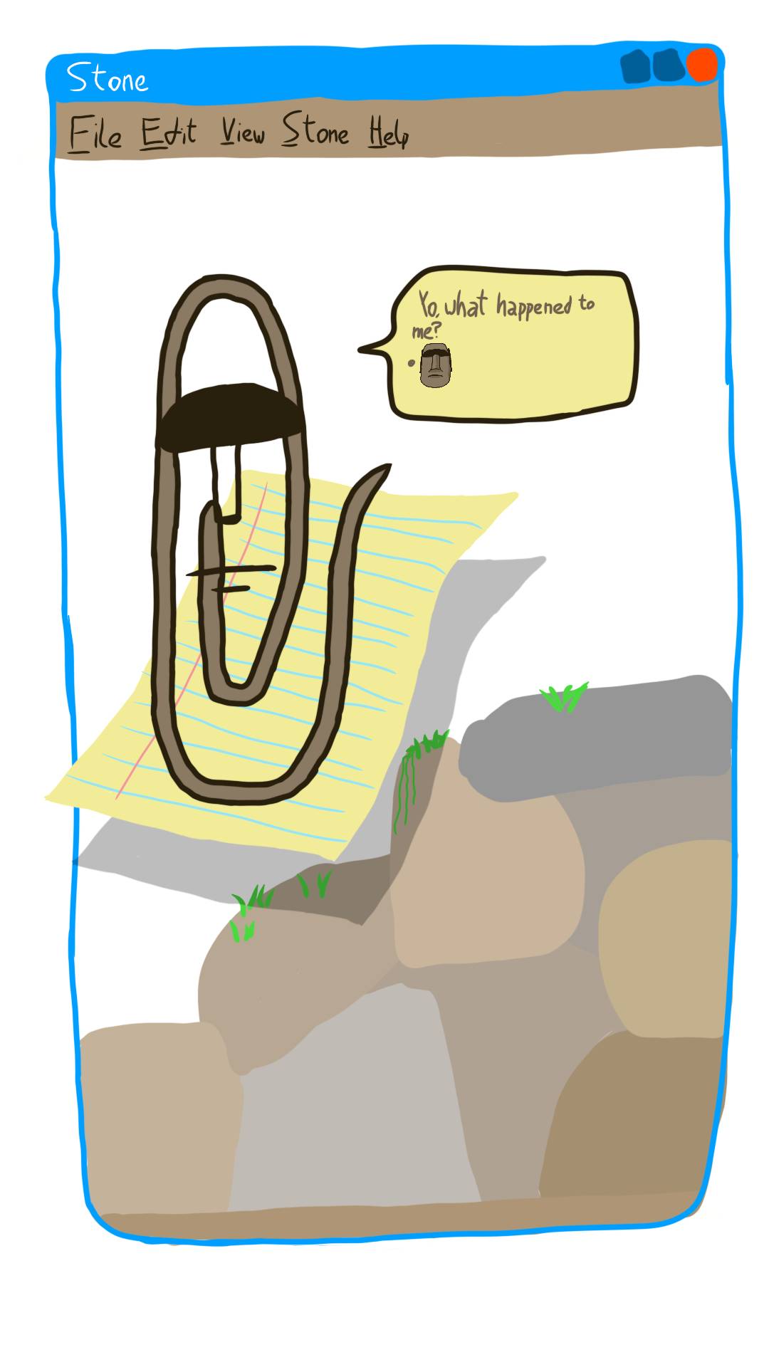 Daily Moai #19: Clippy moai | Scrolller