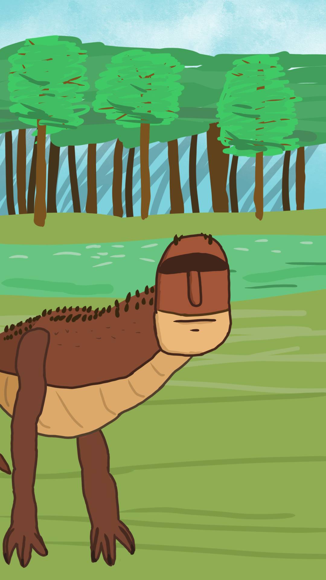 Daily Moai #37: T-Rex moai | Scrolller