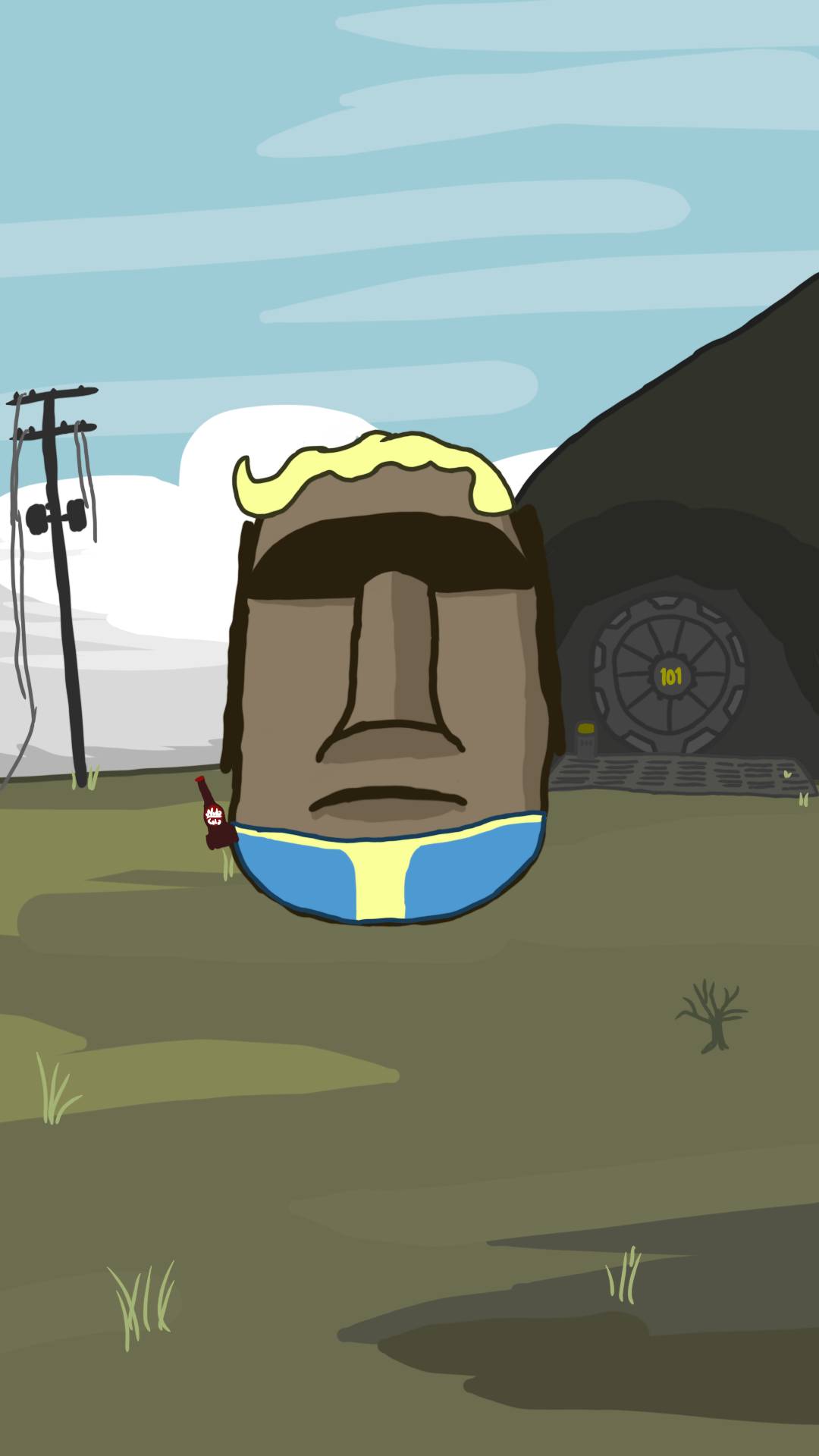 Daily Moai #76: Fallout moai | Scrolller