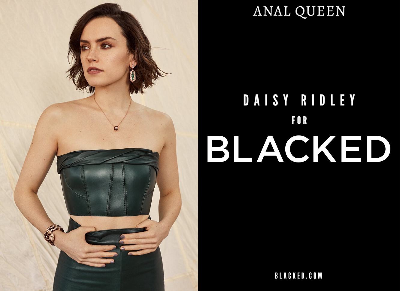 Daisy Ridley for Blacked. | Scrolller