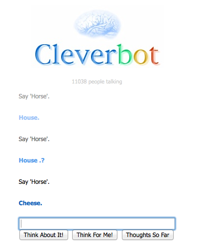 Dammit Cleverbot... | Scrolller