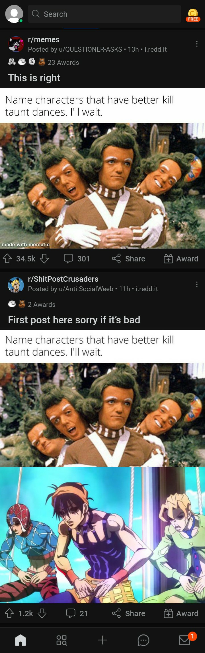 Dance Battle | Scrolller