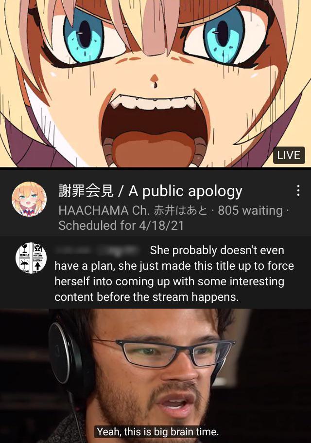 Dang that’s actually big brain thinking if you ask me | Scrolller