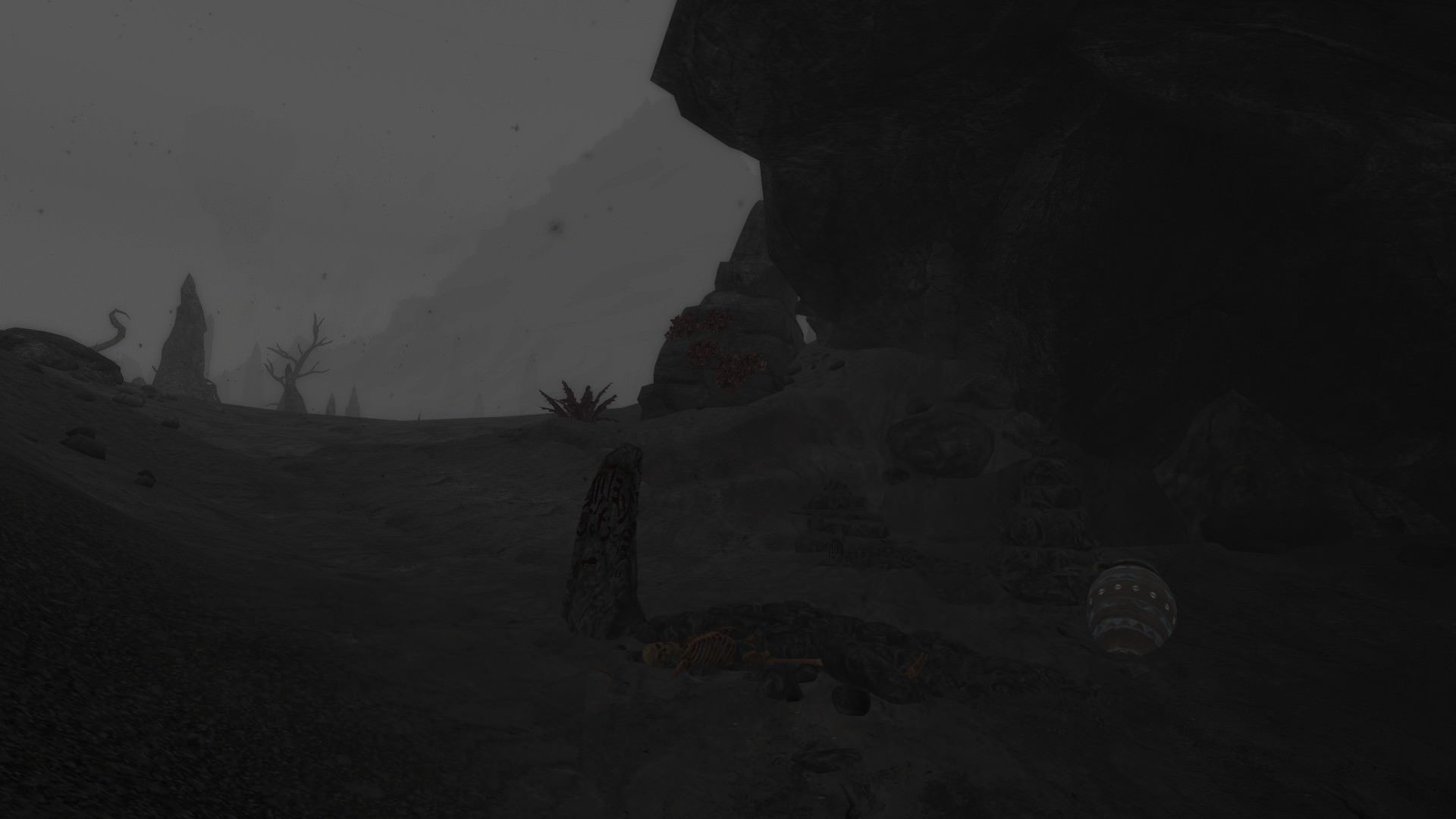 Dark and desolate: Ashlands landscaping, by Meliorn | Scrolller