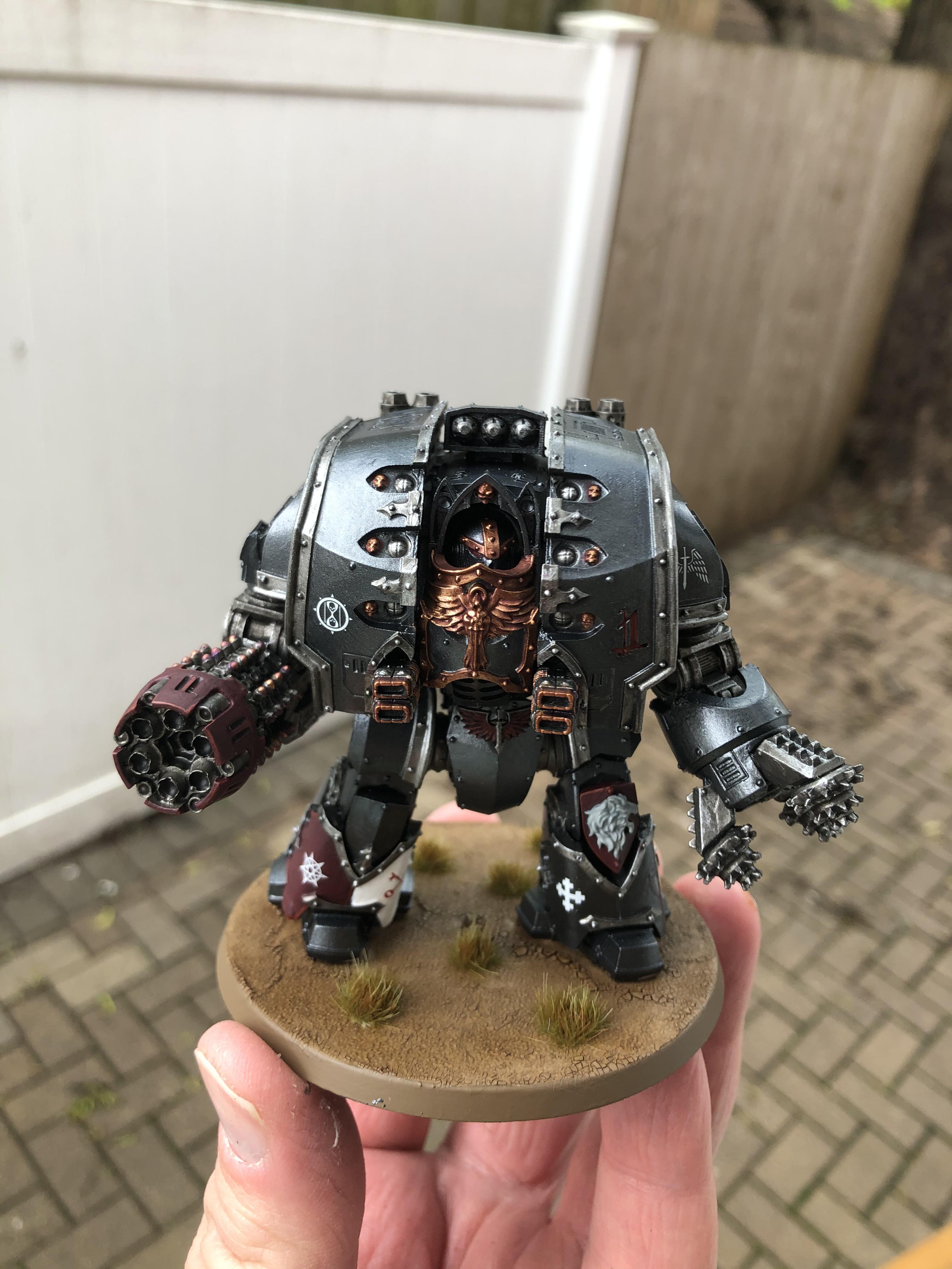 Dark Angels Leviathan ready for battle. | Scrolller