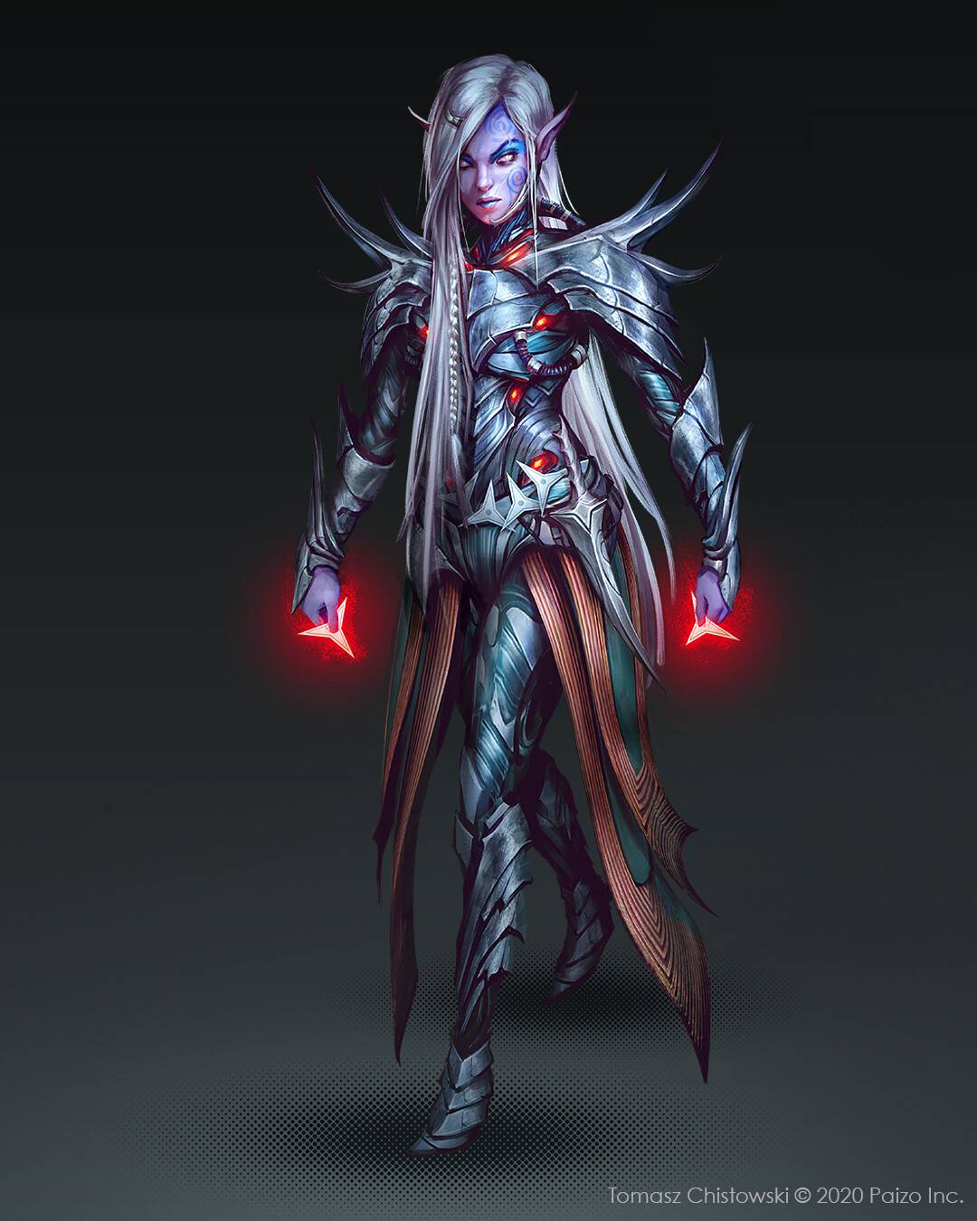 Dark Elf Assassin By Tomasz Chistowski Scrolller