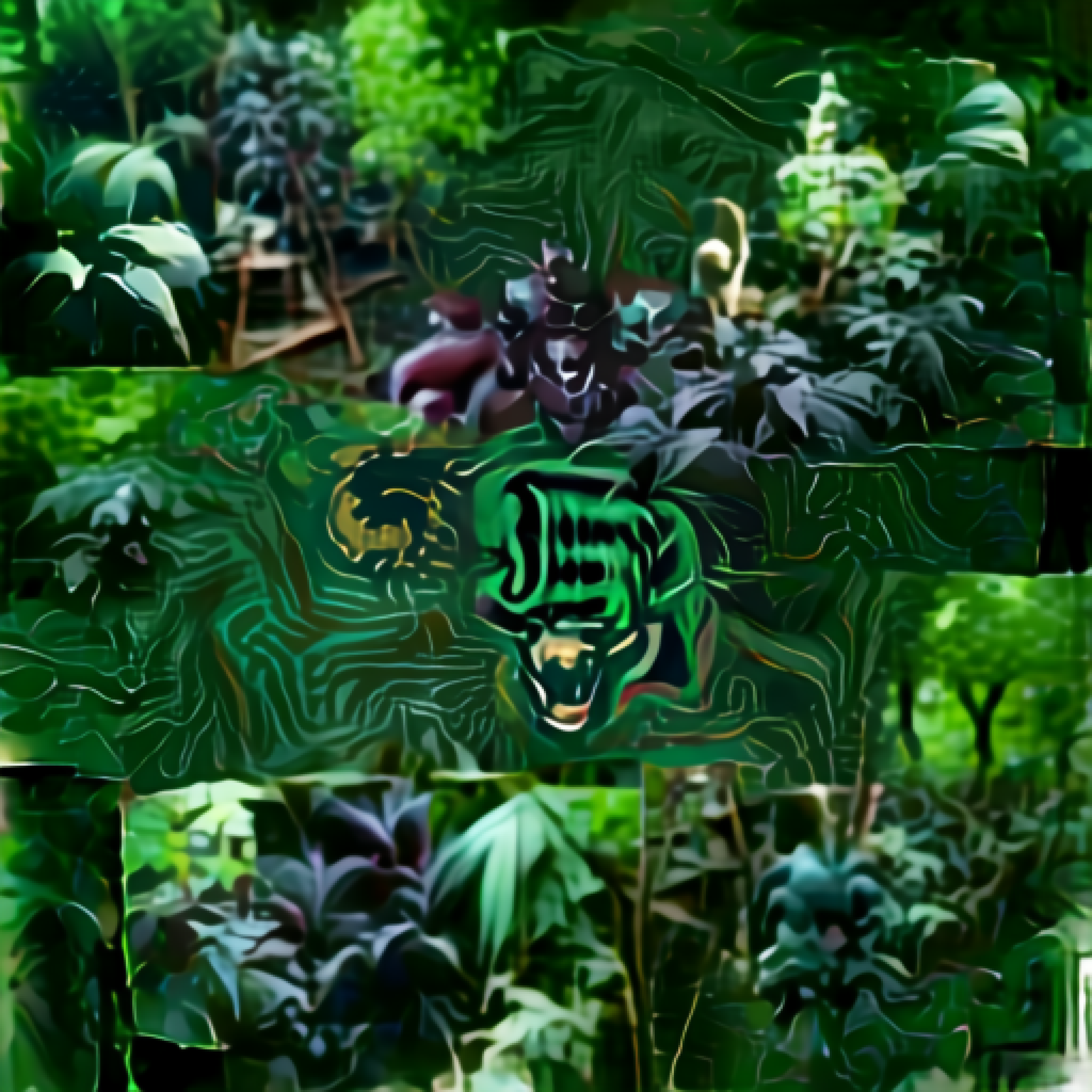 dark green demon jungle | Scrolller