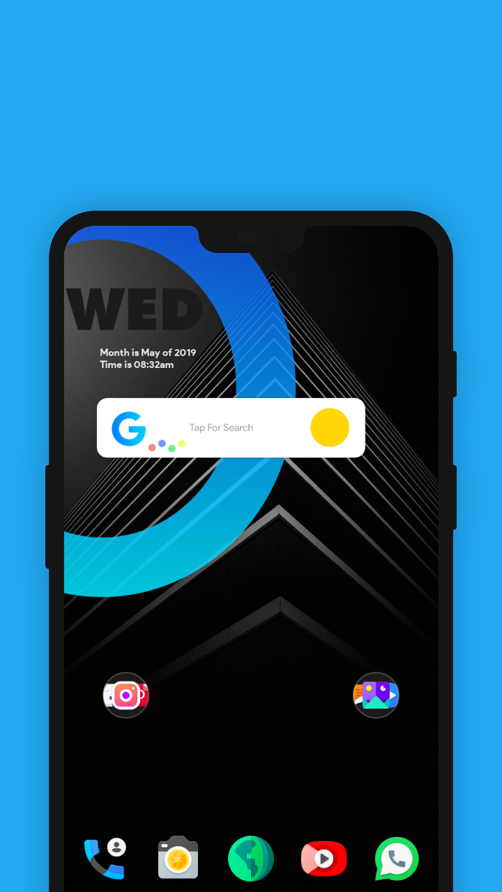 Dark home screen setup | Scrolller