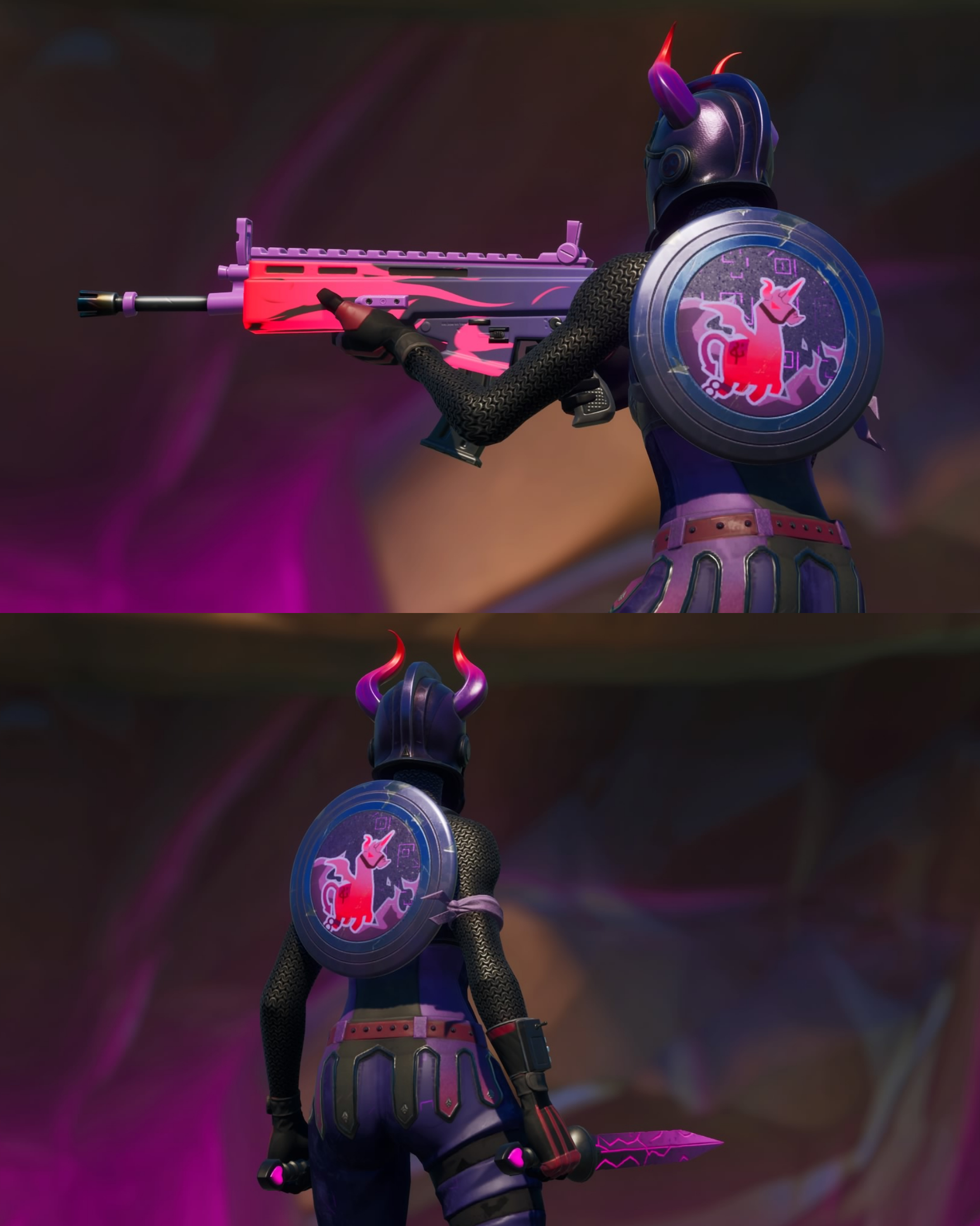 Dark Red Knight • Llamacorn Shield • Bewitching Blades • Phantom Flame | Scrolller