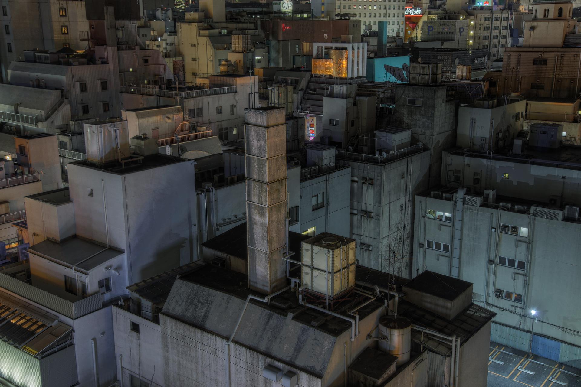 Dark Shinjuku Cityscape, Tokyo [OC] [#3856] | Scrolller