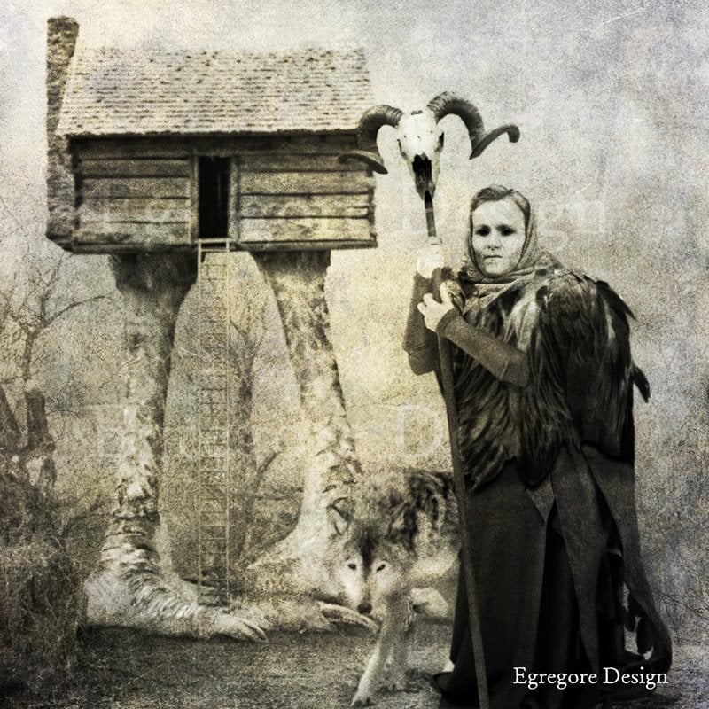 Dark Vintage Portraits: Baba Yaga | Scrolller