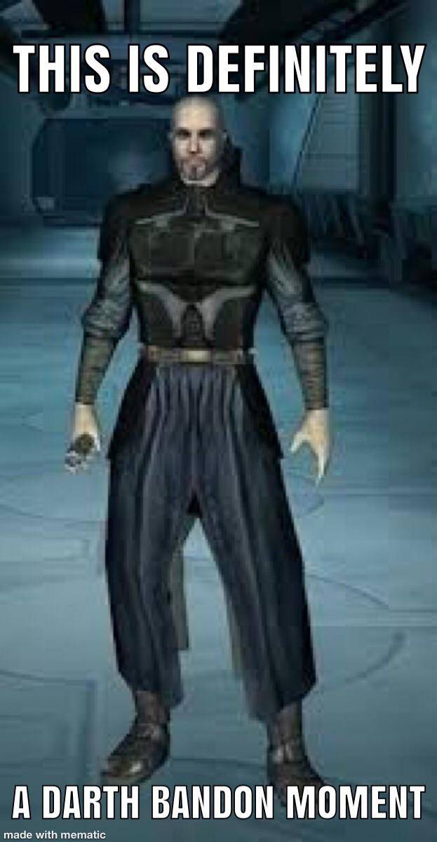 Darth Bandon moment | Scrolller