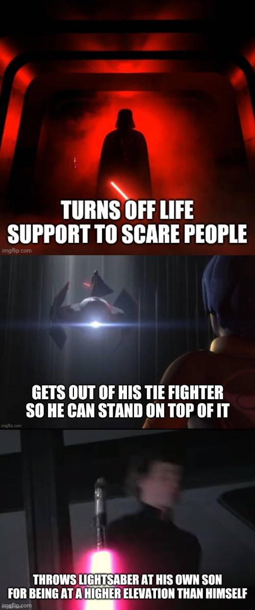 Darth vader is so petty | Scrolller