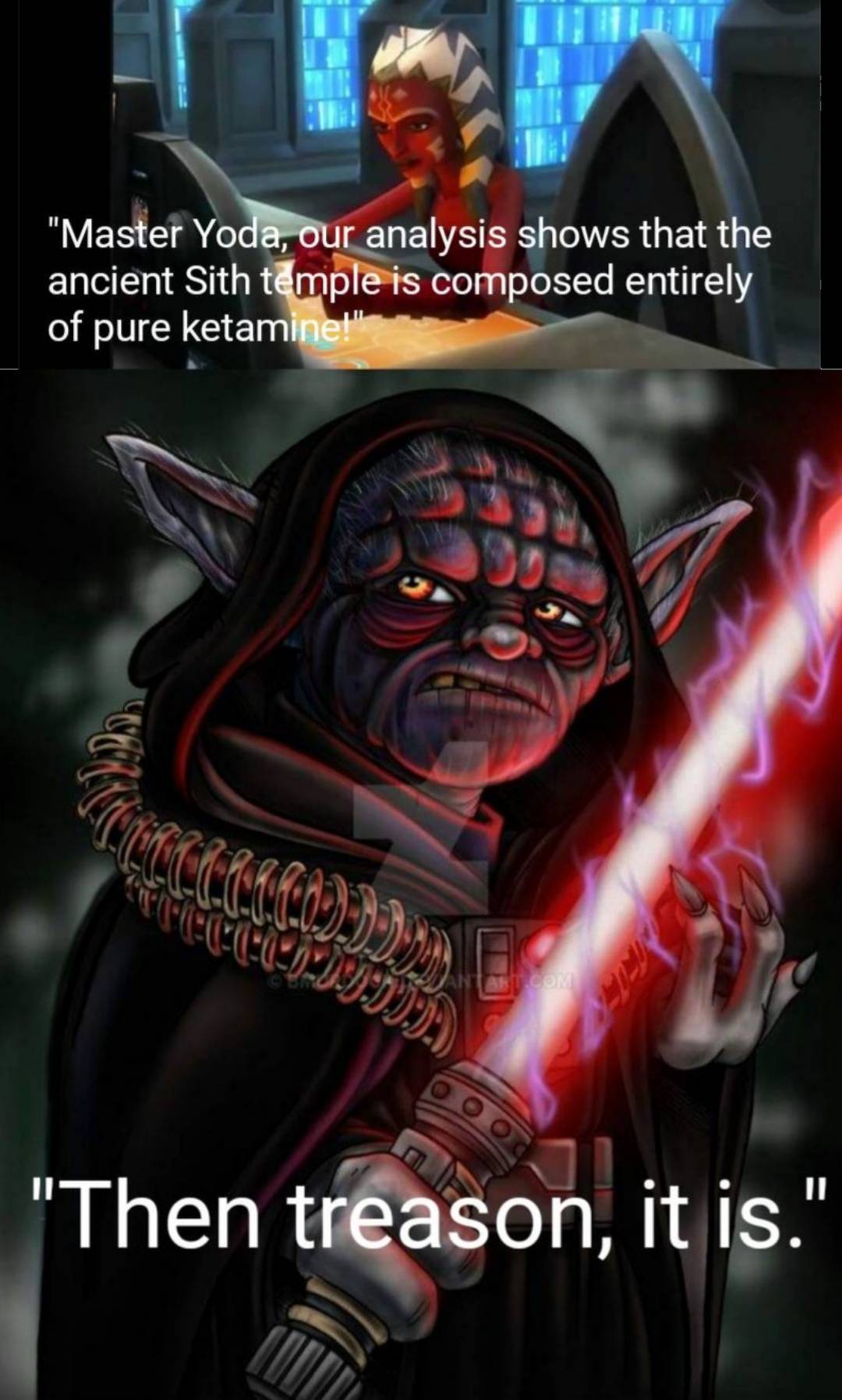 Darth Yoda is a terrifying concept | Scrolller