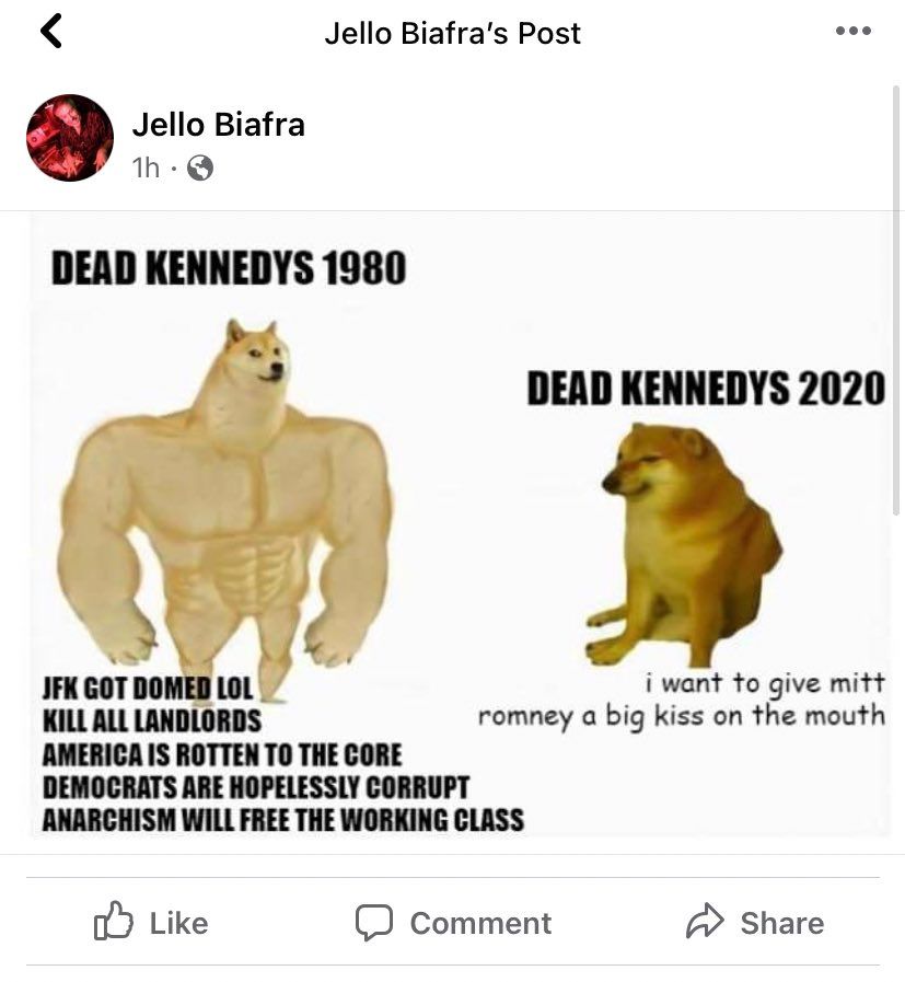 Dead Kennedys really changed | Scrolller