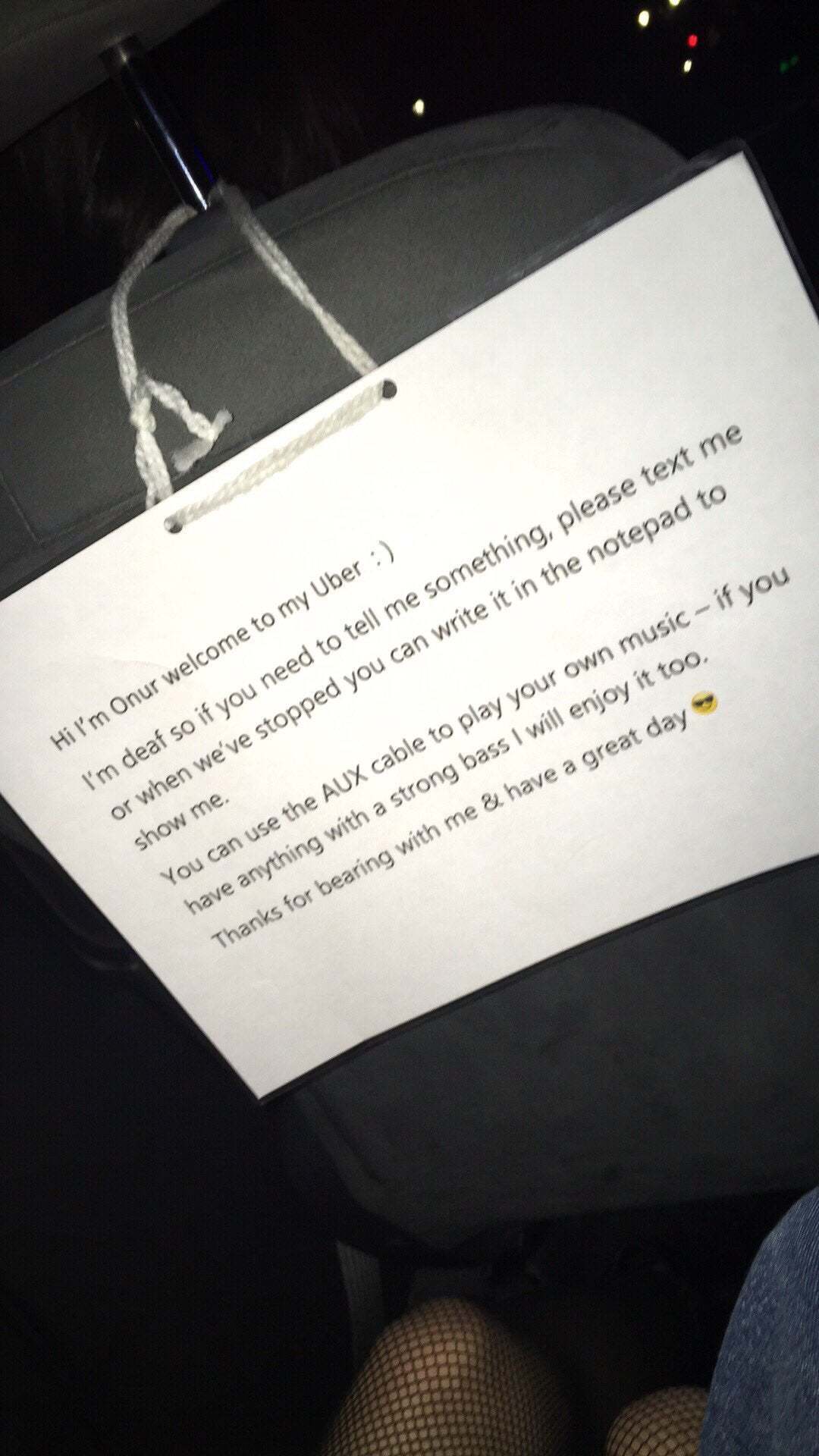 Deaf uber driver | Scrolller