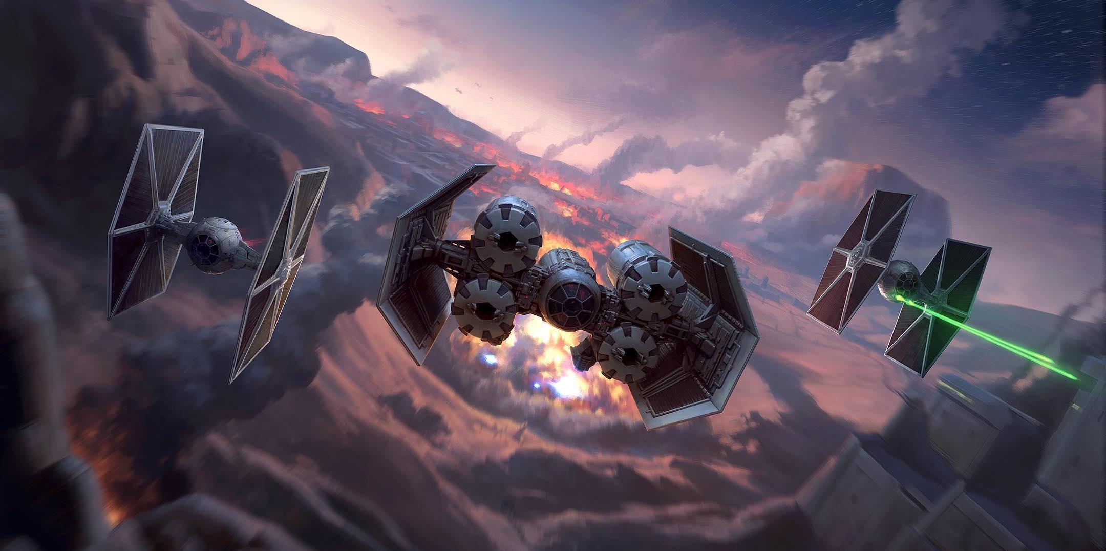 Deathrain: TIE/IT Interdictor starfighter by Darren Tan | Scrolller