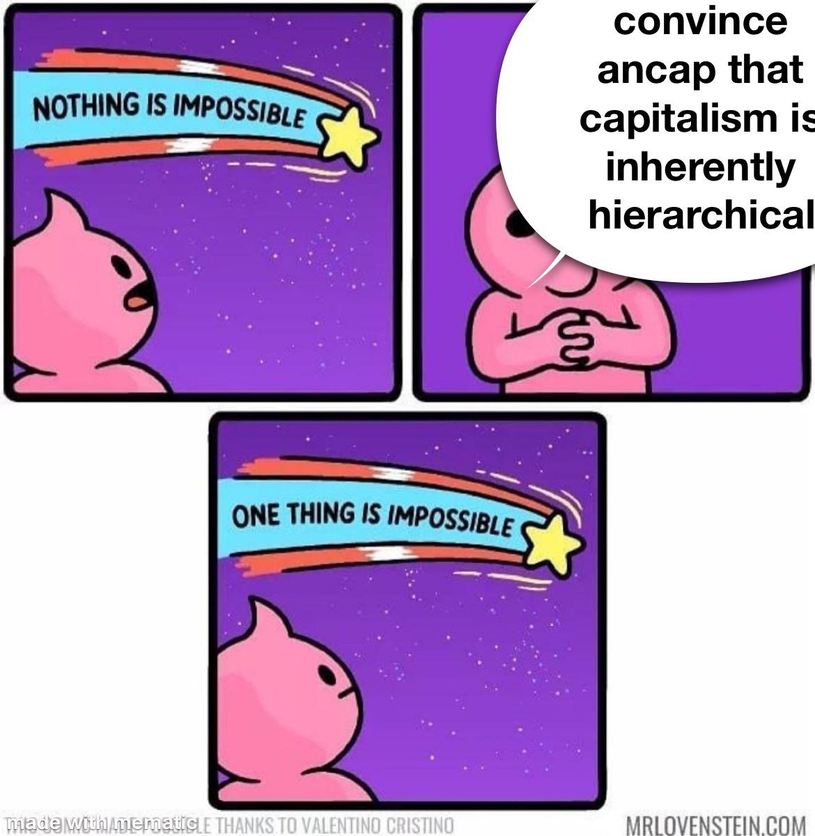 Debating ancap is like talking to a brick wall | Scrolller