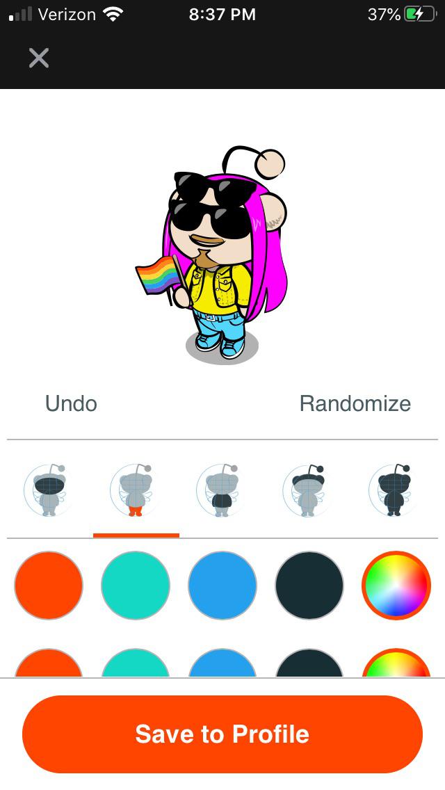 Decided to do my avatar in pan colors | Scrolller