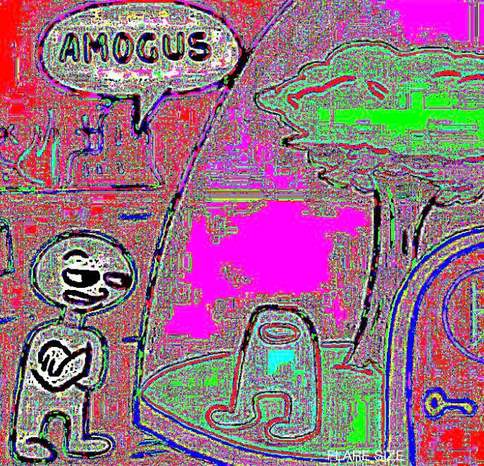 Deep frying amogus until I get bored- day 2 | Scrolller