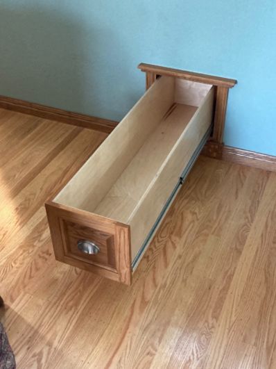 Deep storage drawer in the wall | Scrolller