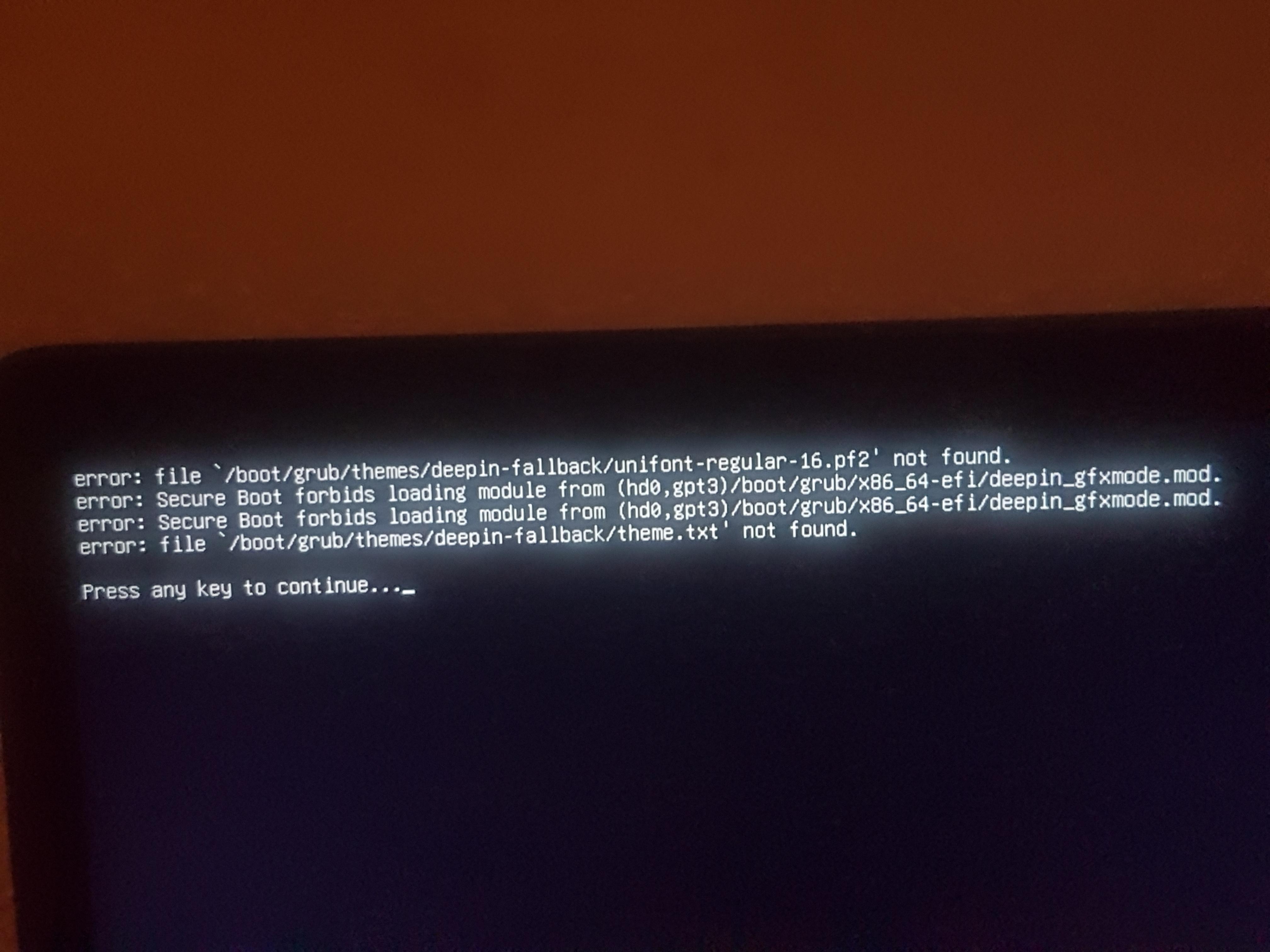 Deepin stuck on boot screen | Scrolller