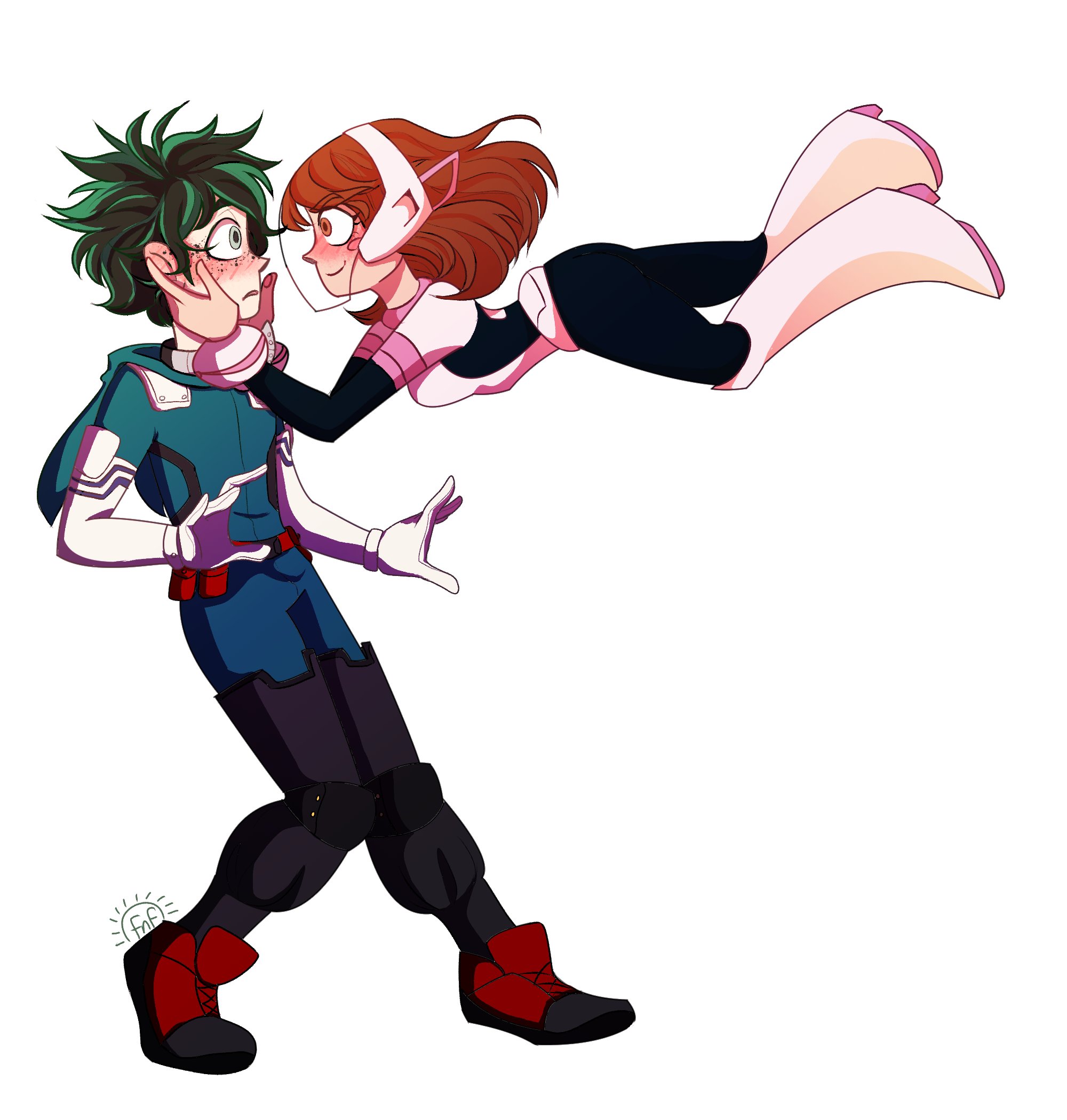 Deku and Uravity by @FluffnFlight | Scrolller