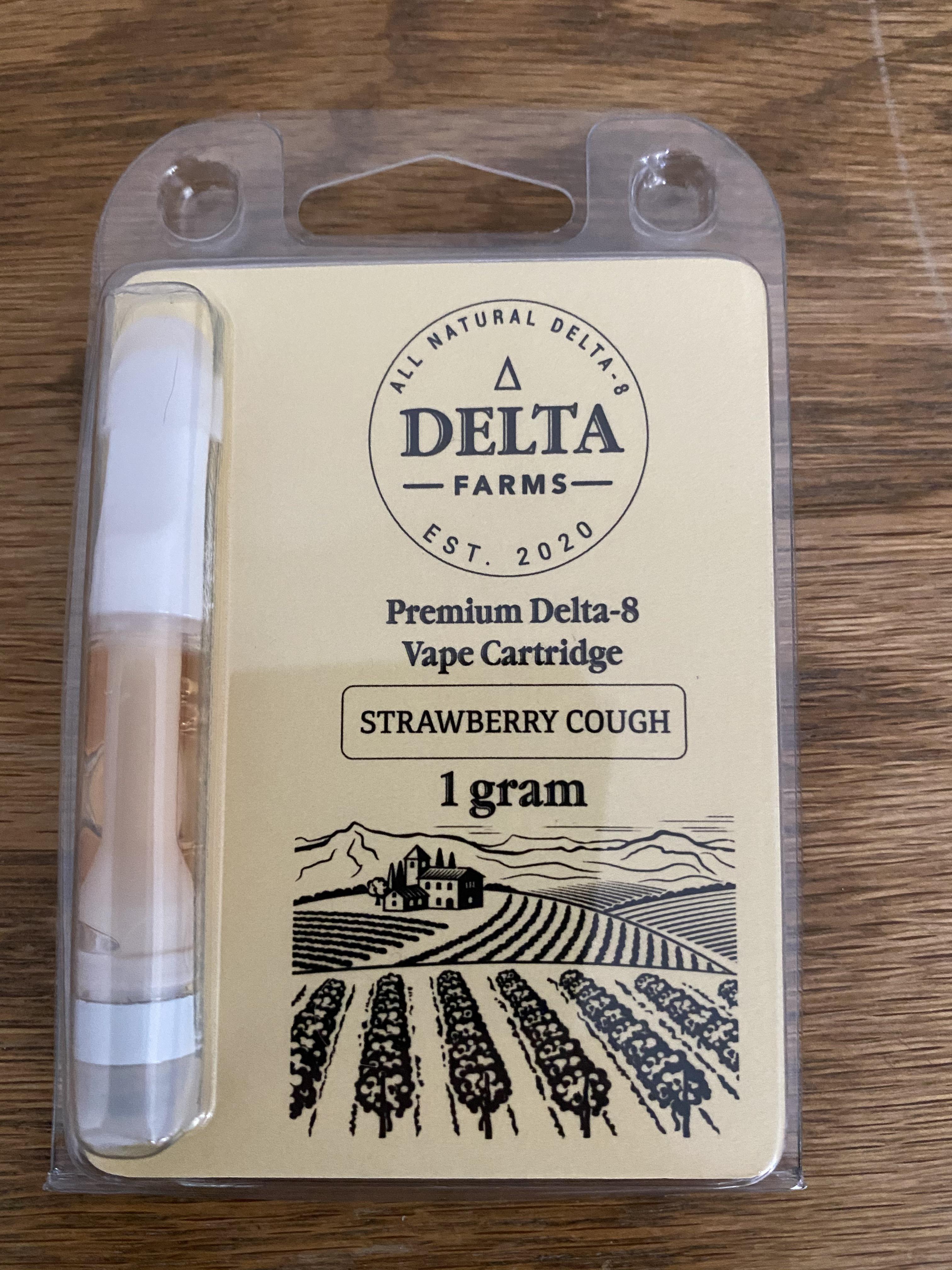 Delta Farms Strawberry Cough review | Scrolller