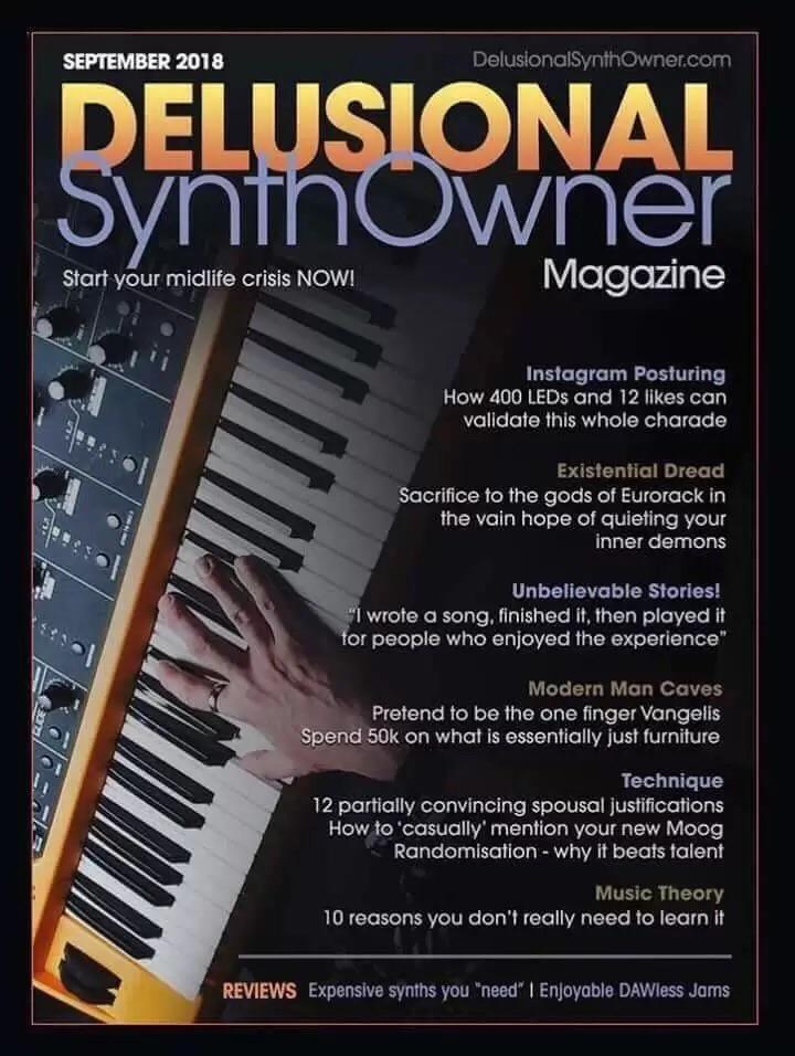 Delusional SynthOwner Magazine 🤣 | Scrolller