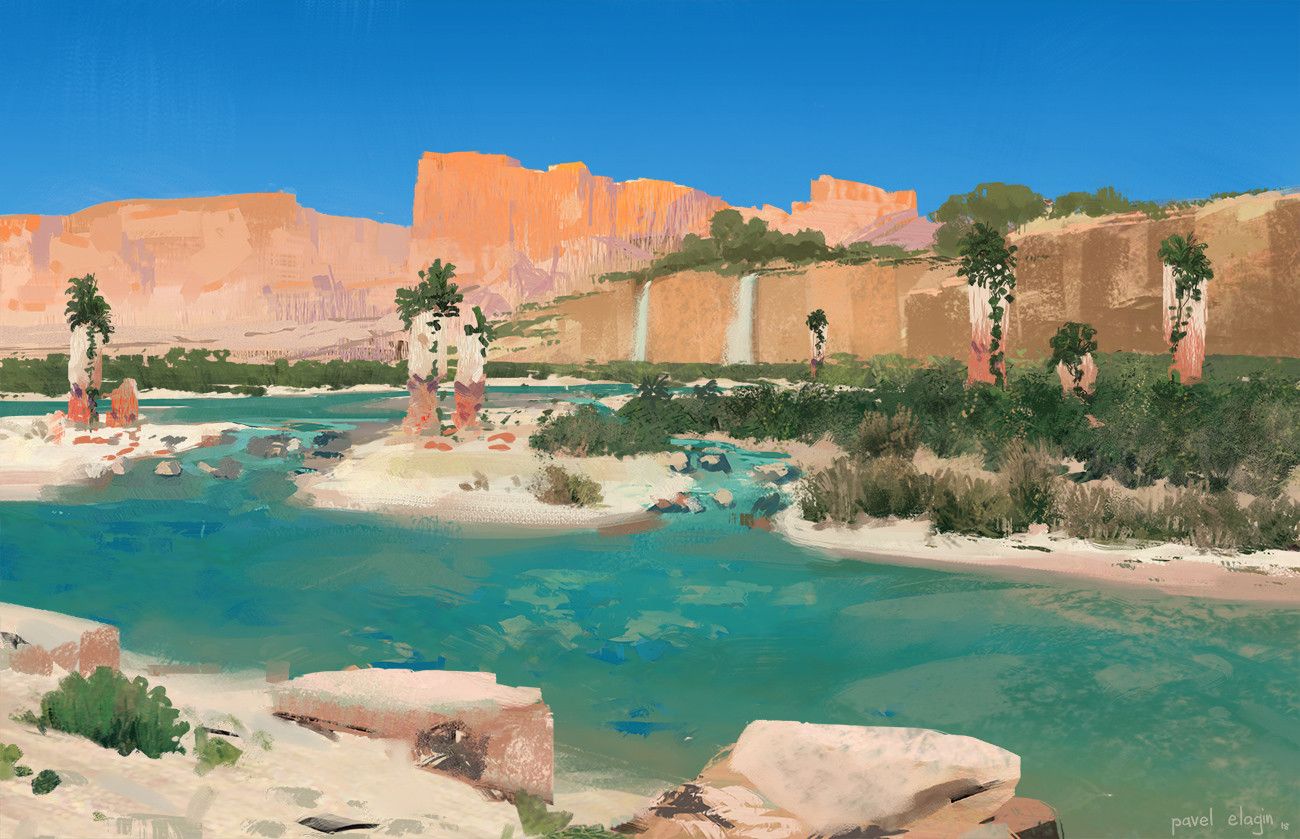 Desert Oasis by Pavel Elagin | Scrolller