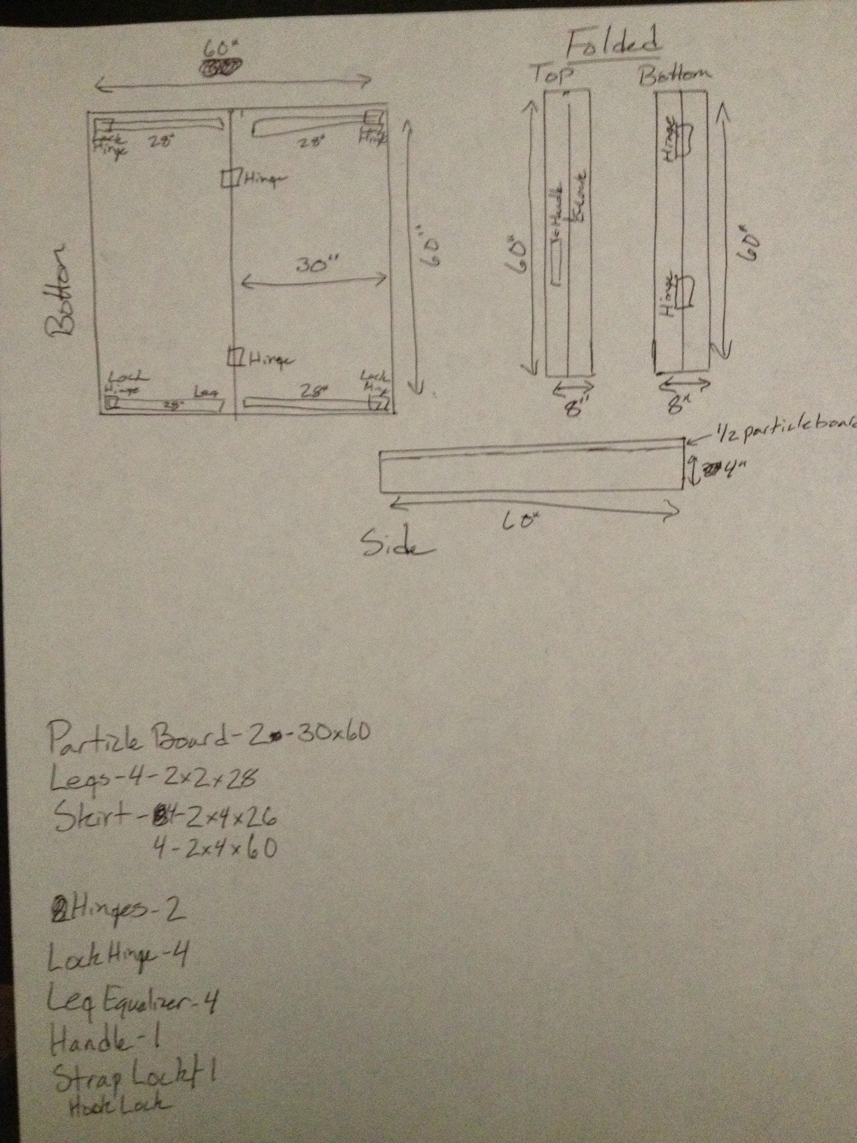 Design for a portable game table | Scrolller